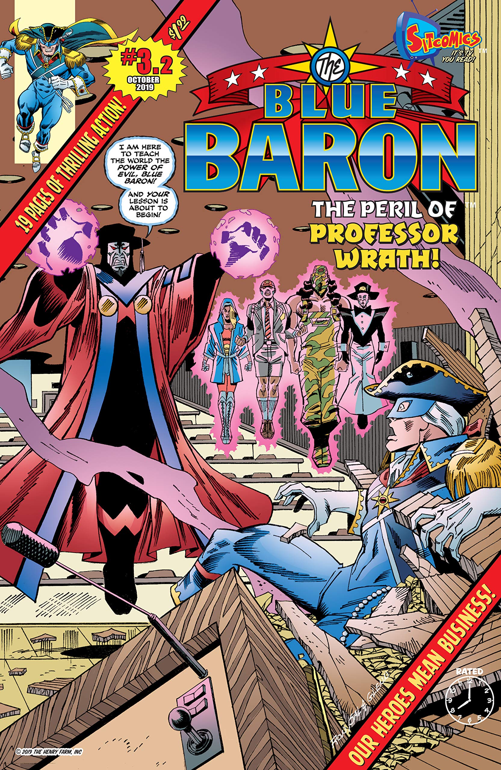 The Blue Baron #3.2: The Peril of Professor Wrath! by Darin Henry | Goodreads