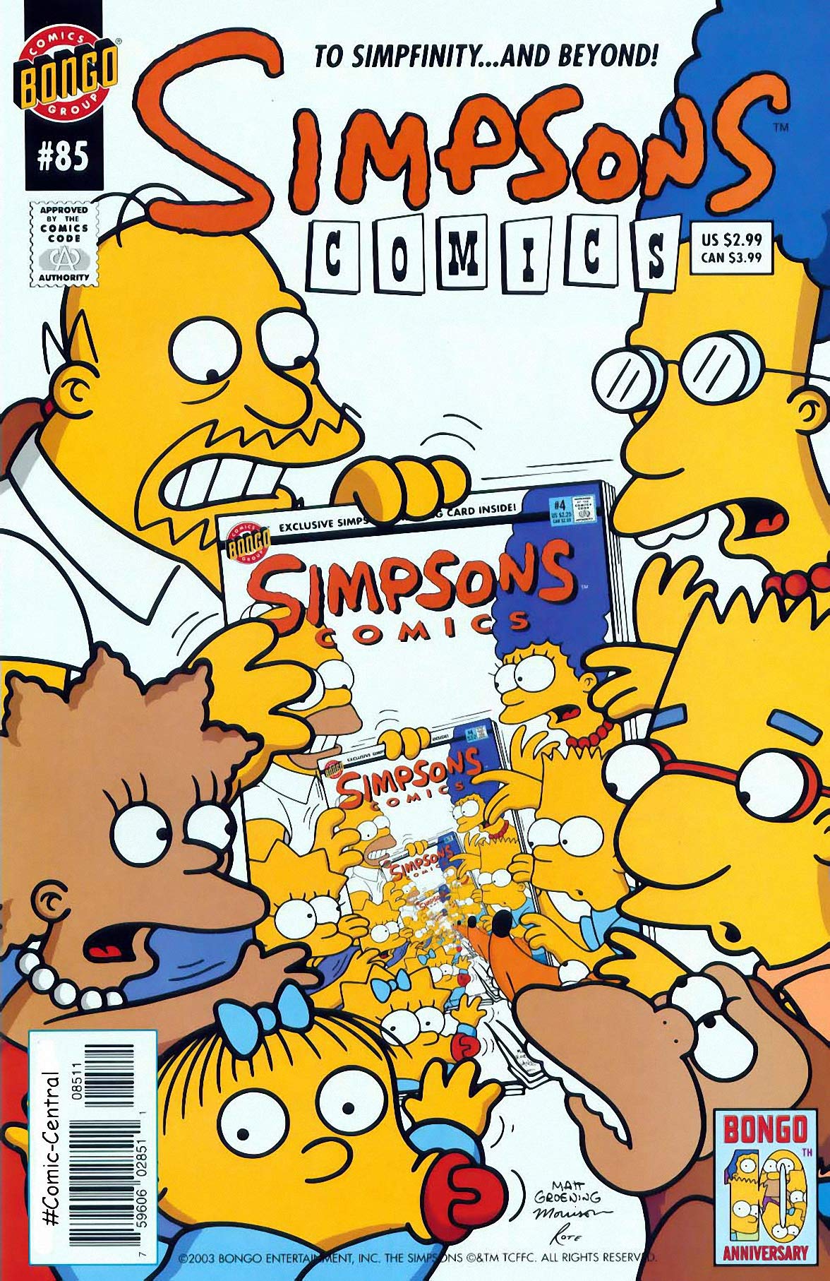 Simpsons Comics: Vol 15 Funny Cartoon Family Comics Books For Kids ...