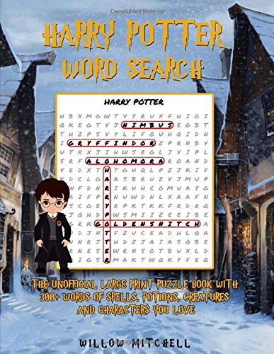 Harry Potter Word Search: The Unofficial Large Print Puzzle Book With ...