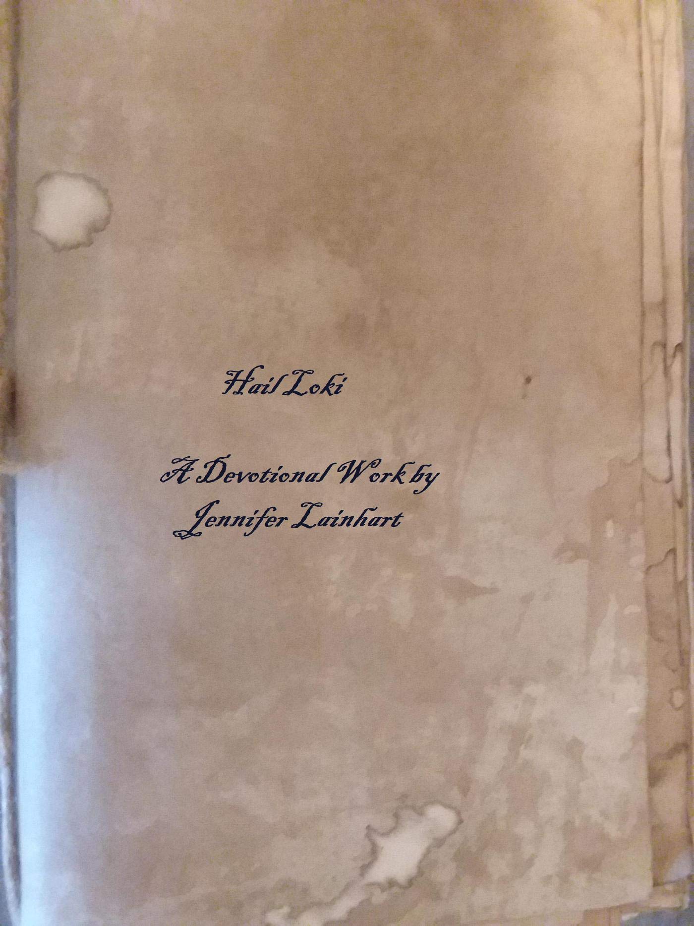 Hail Loki by Jennifer Lainhart | Goodreads