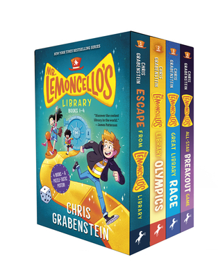 Mr. Lemoncello's Library Books 1-4 (Boxed Set) by Chris Grabenstein ...