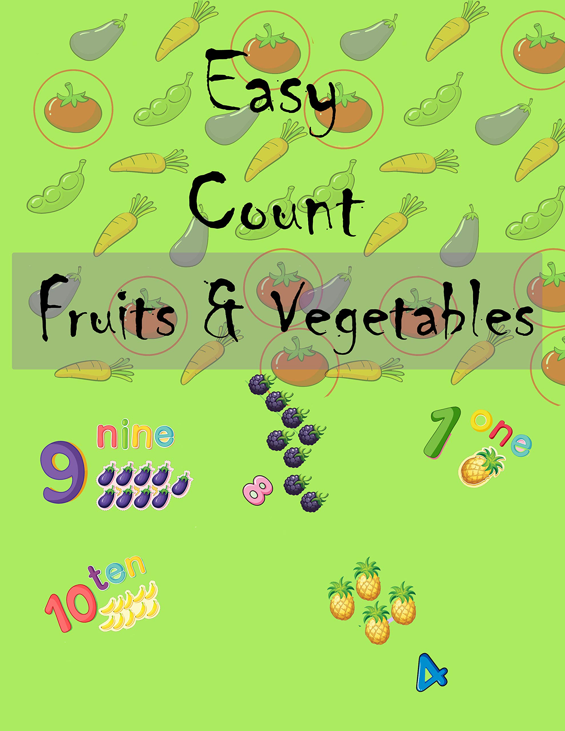 easy count fruits and vegetables: Funny Counting Activity,Interactive ...