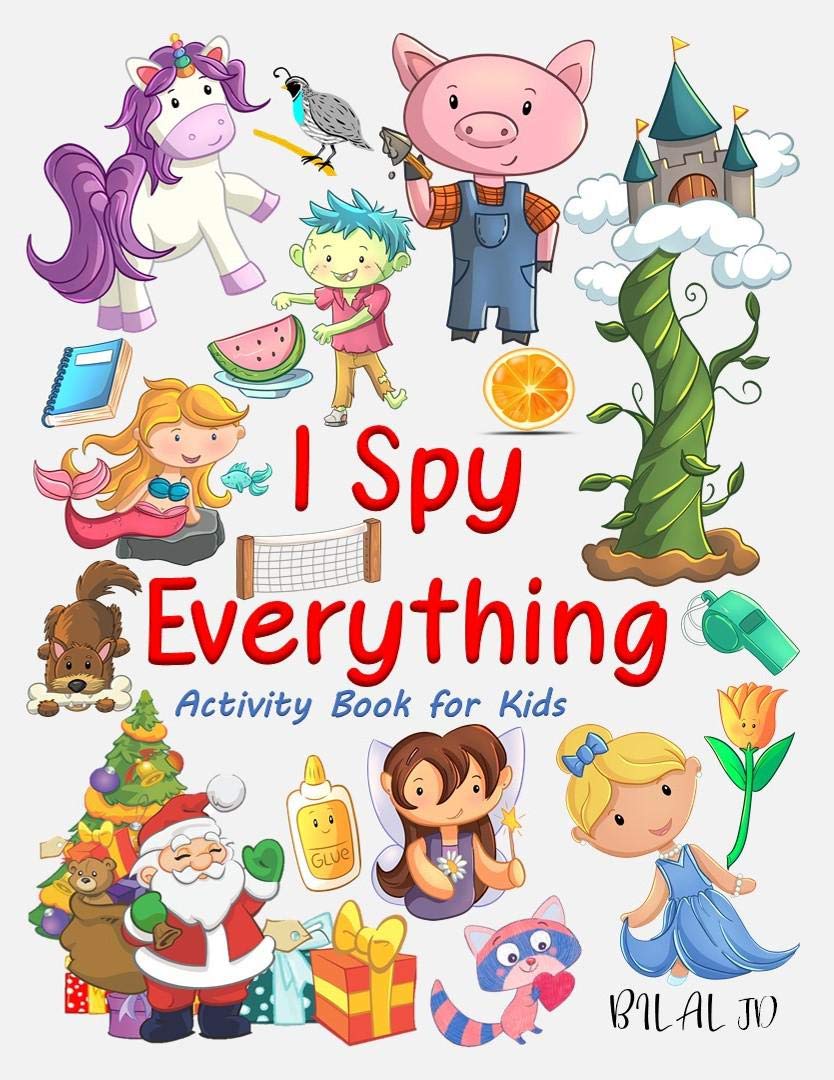 I Spy Everything Activity Book for Kids: I Spy Everything For ...