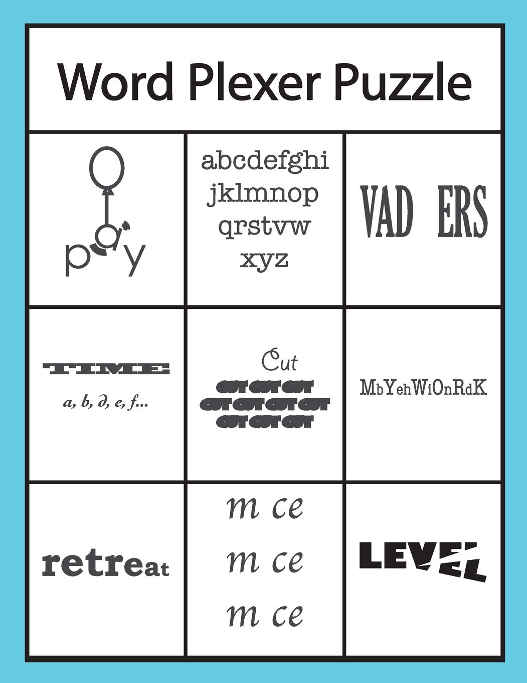 Word Plexer Puzzle: Rebus Puzzles Word or Phrase Fun and Challenge Game ...