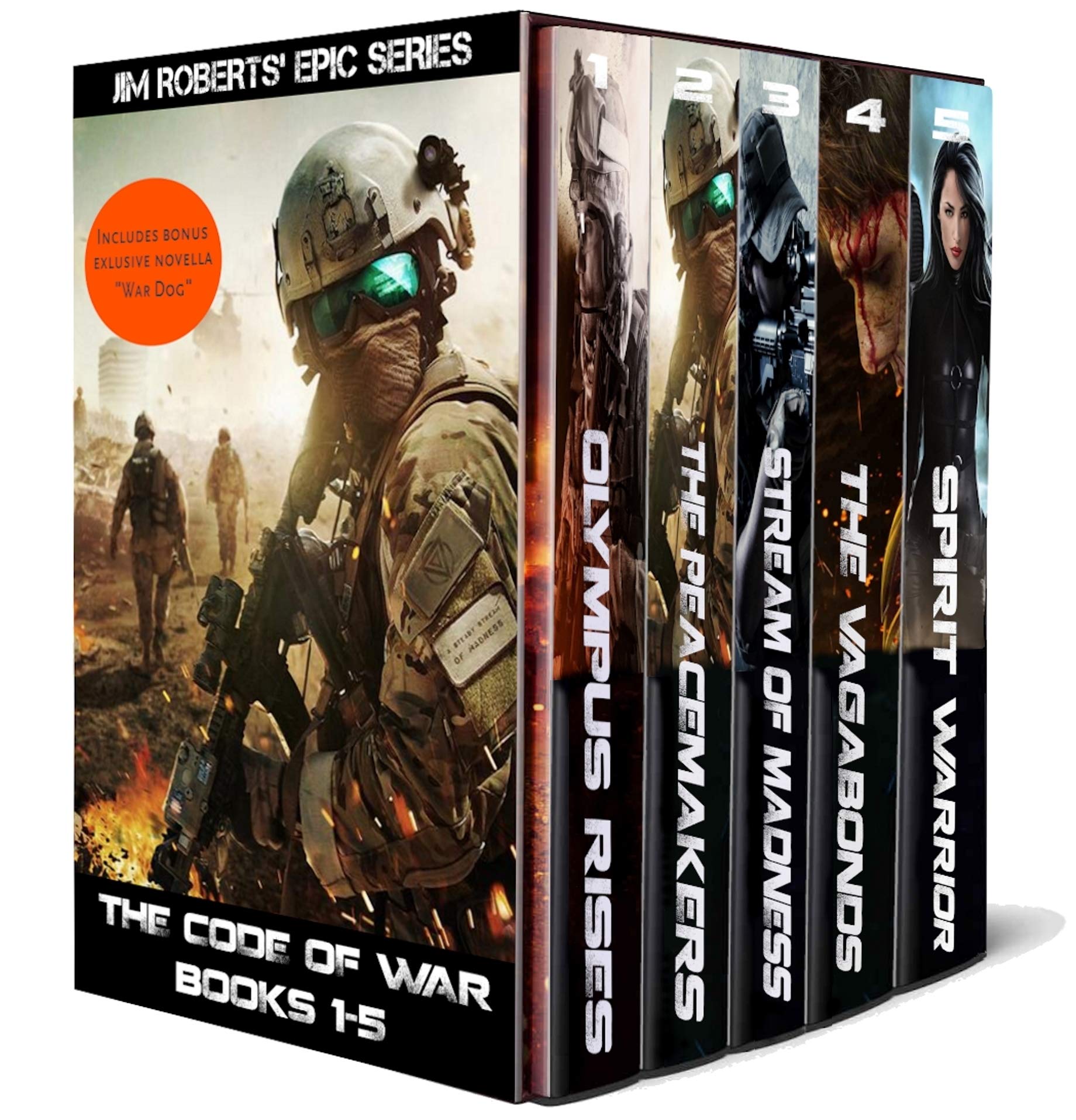 The Code of War: Books 1-5: Includes bonus novella! by Jim Roberts ...