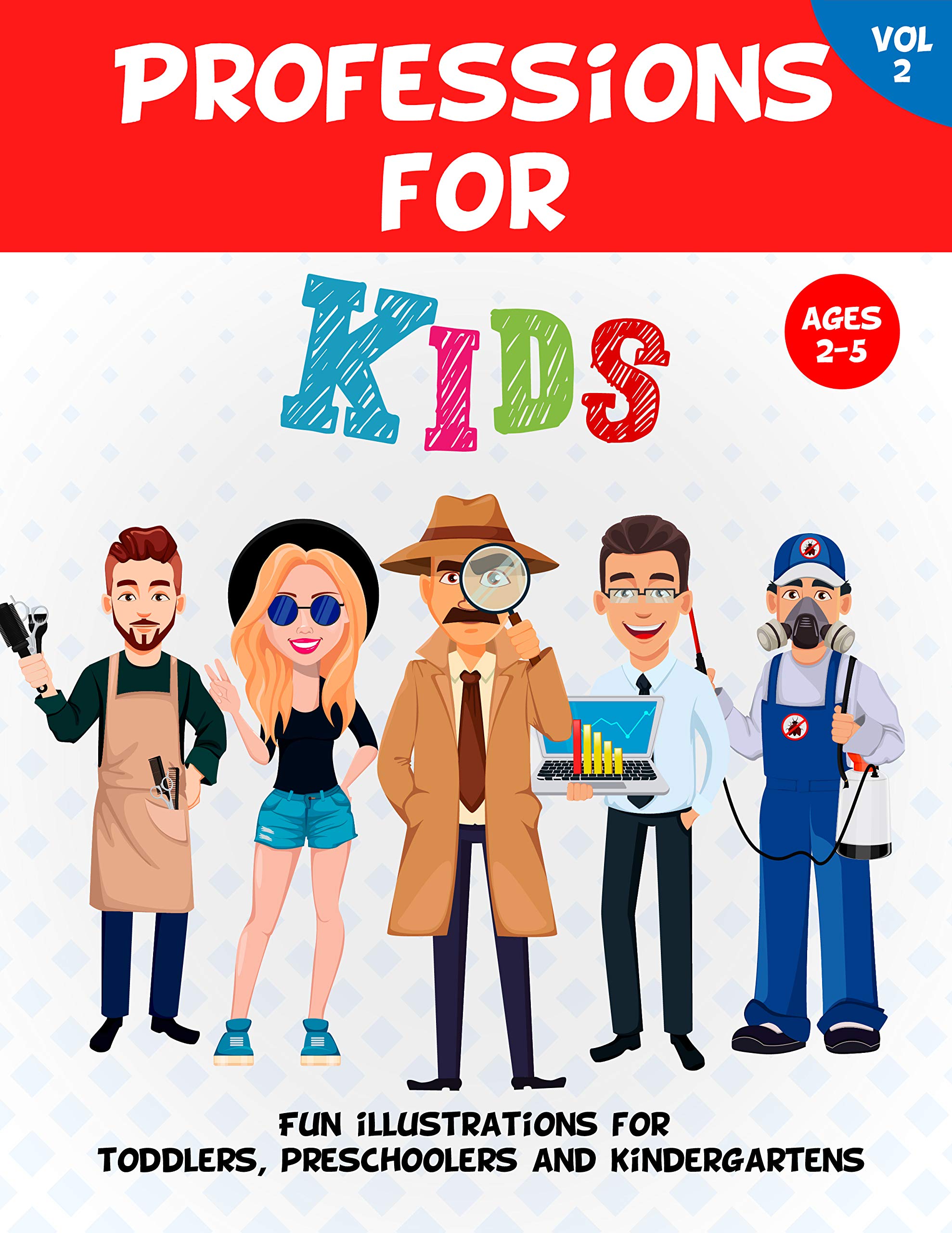 Professions for kids: Learning to identify professions / Vol 02: Fun ...