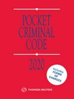 Pocket Criminal Code 2020 by Thomson Reuters | Goodreads