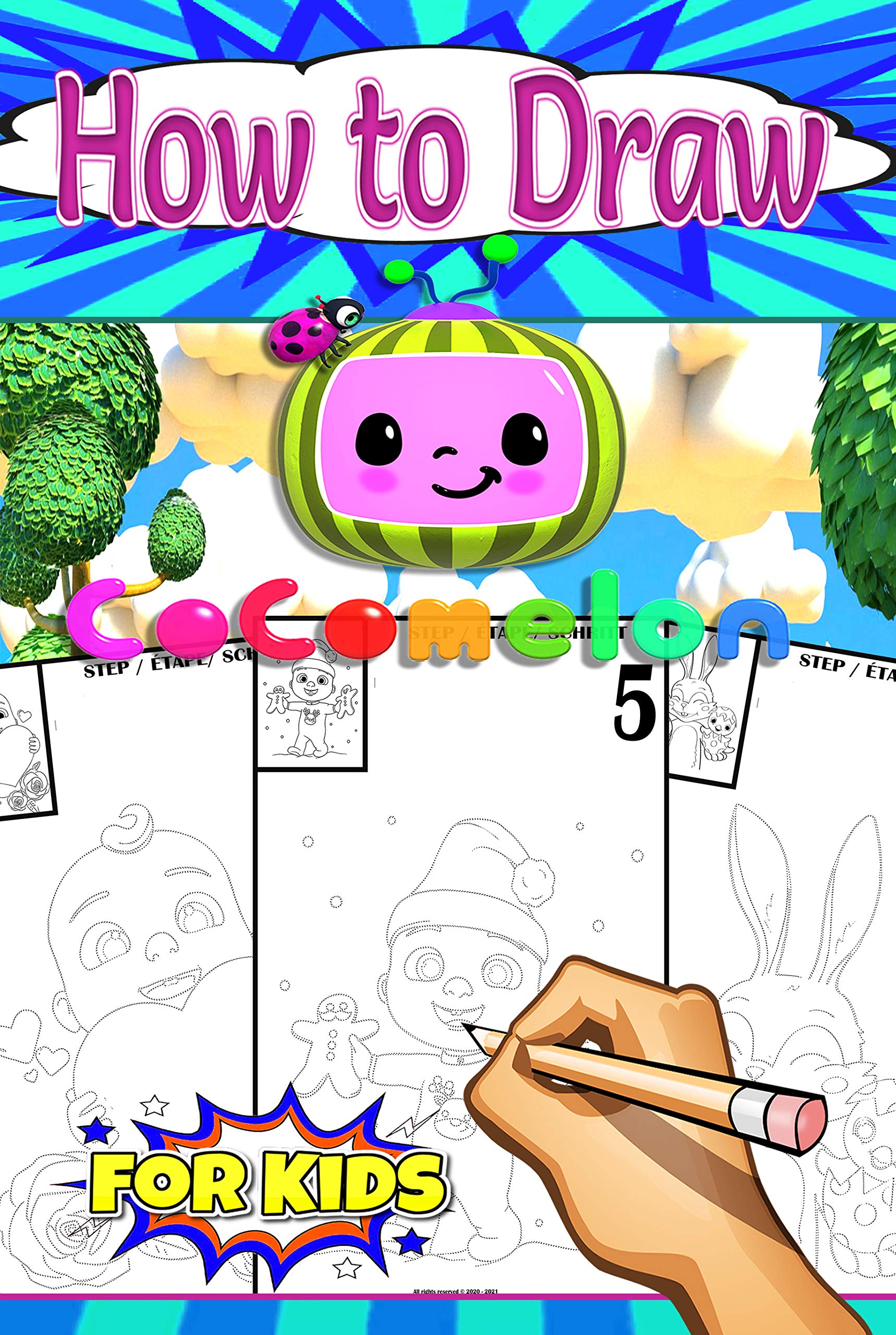 How to Draw Cocomelon: For Kids and Teens fans, Fun Activity ...