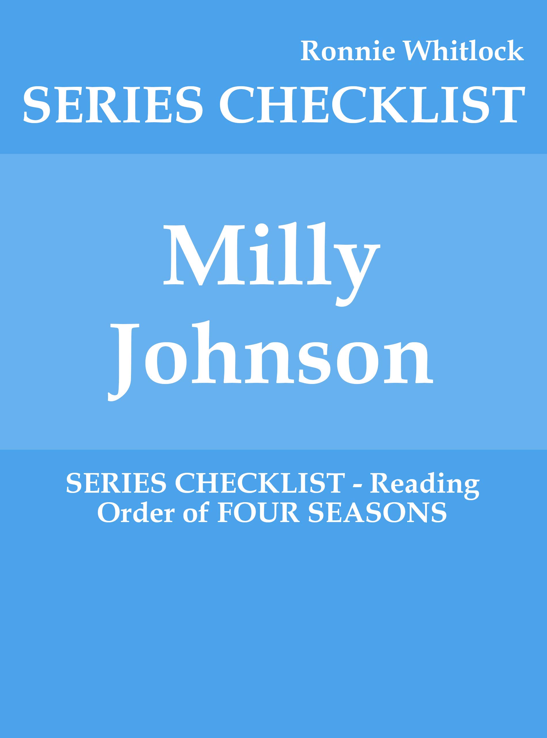 Milly Johnson - SERIES CHECKLIST - Reading Order of FOUR SEASONS by ...