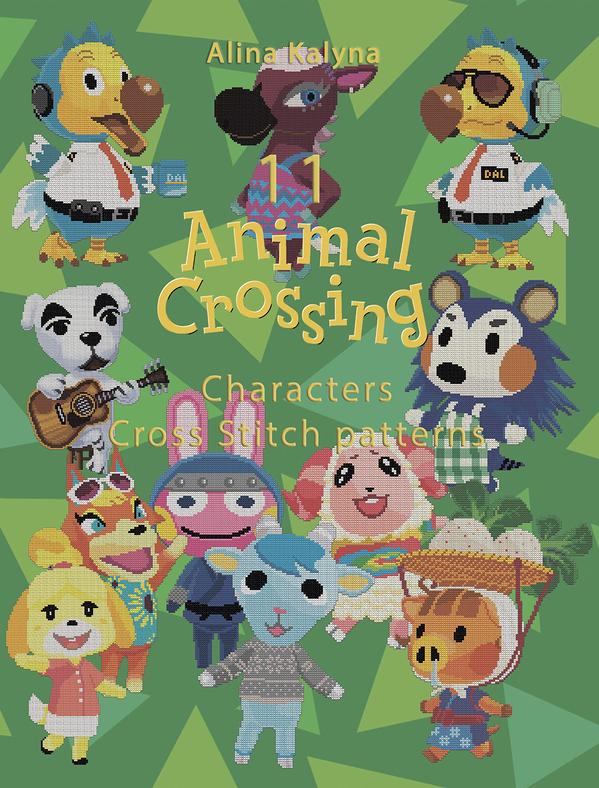 11 Animal Crossing Characters Cross Stitch Patterns by Alina Kalyna ...