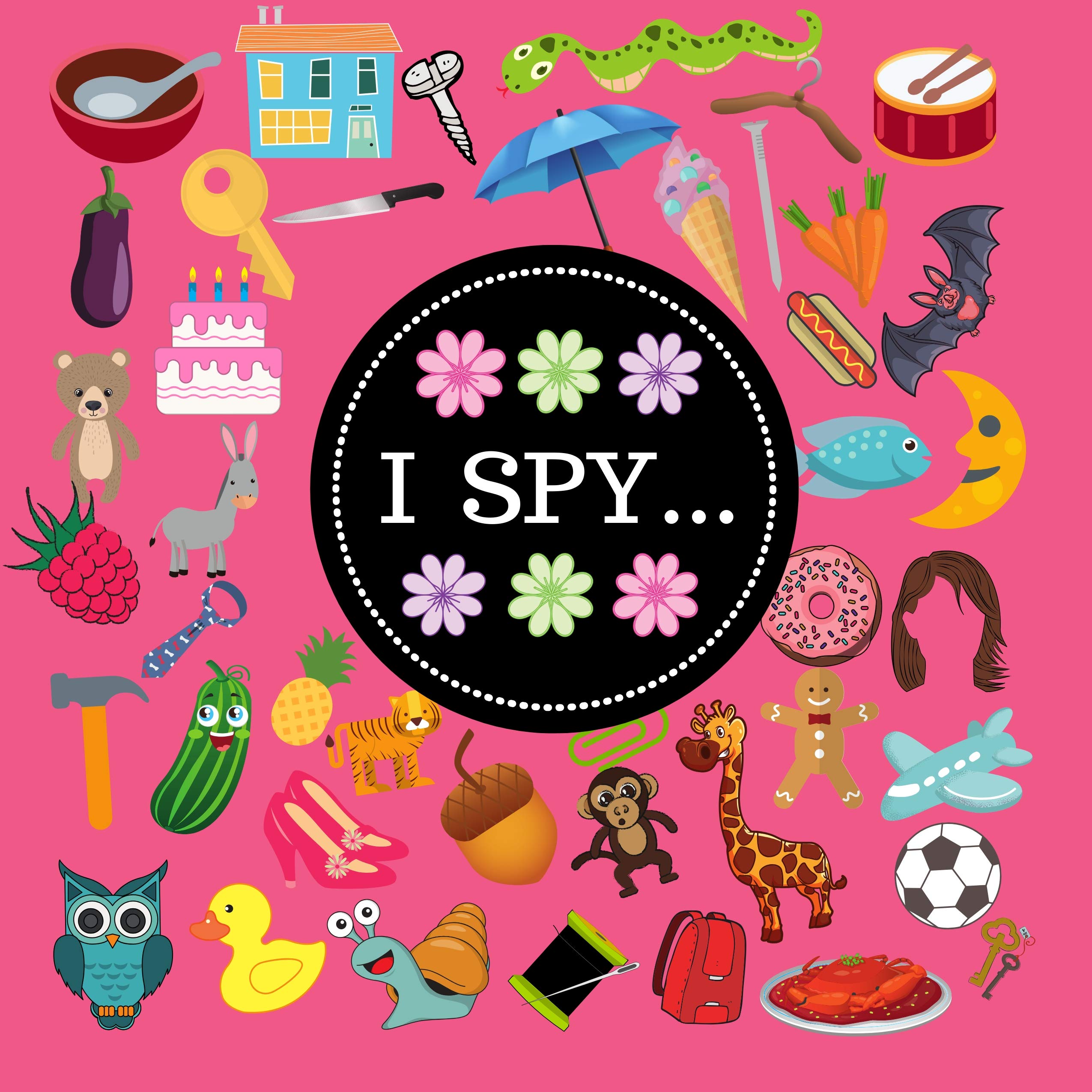 I Spy....: Guessing Game Book for Kids 2-5 year old | Picture Puzzle ...