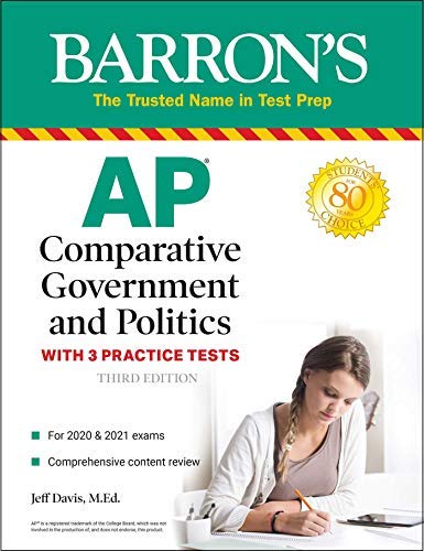 AP Comparative Government and Politics: With 3 Practice Tests by Jeff ...