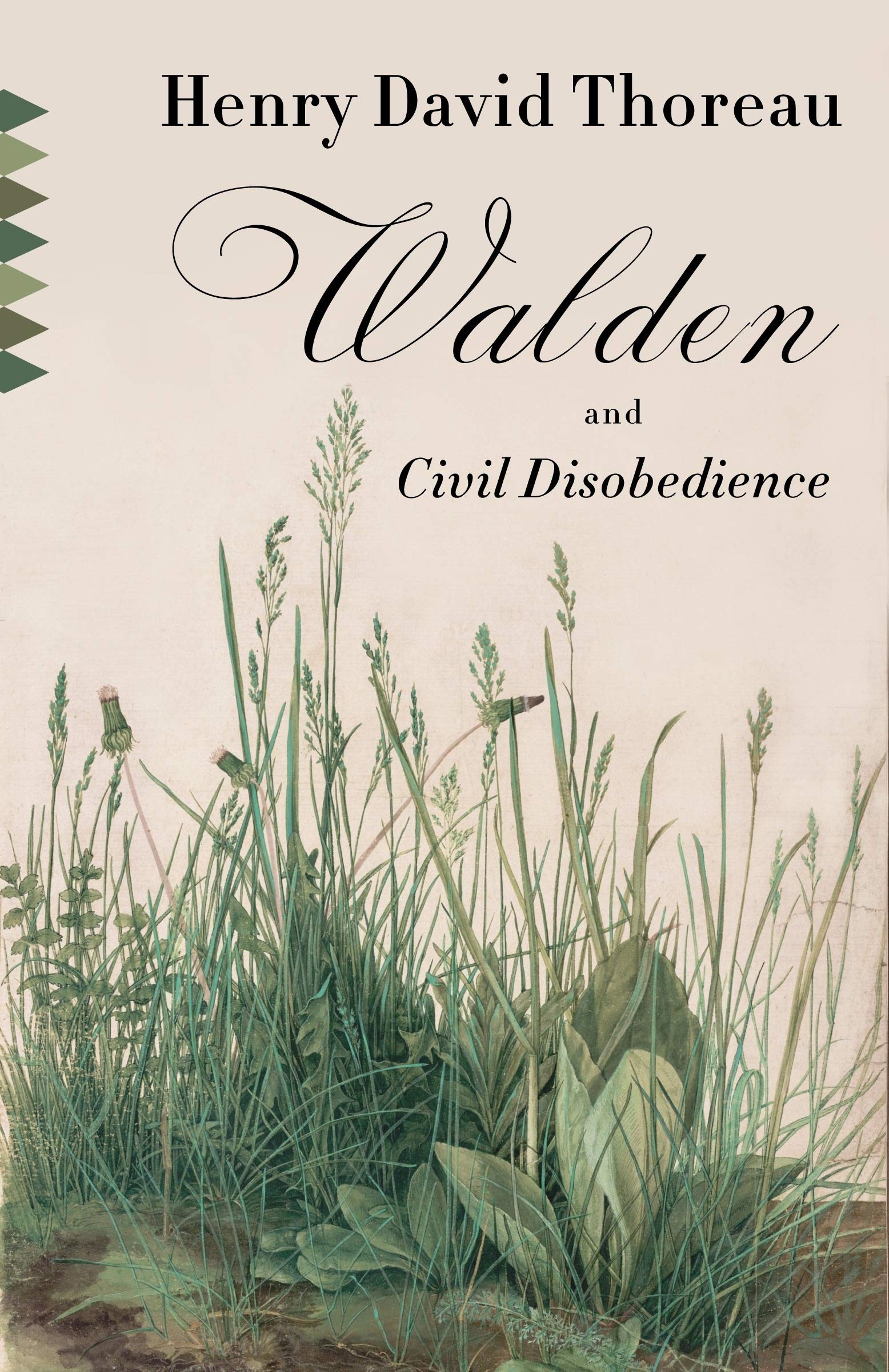 WALDEN and ON THE DUTY OF CIVIL DISOBEDIENCE by Henry David Thoreau ...