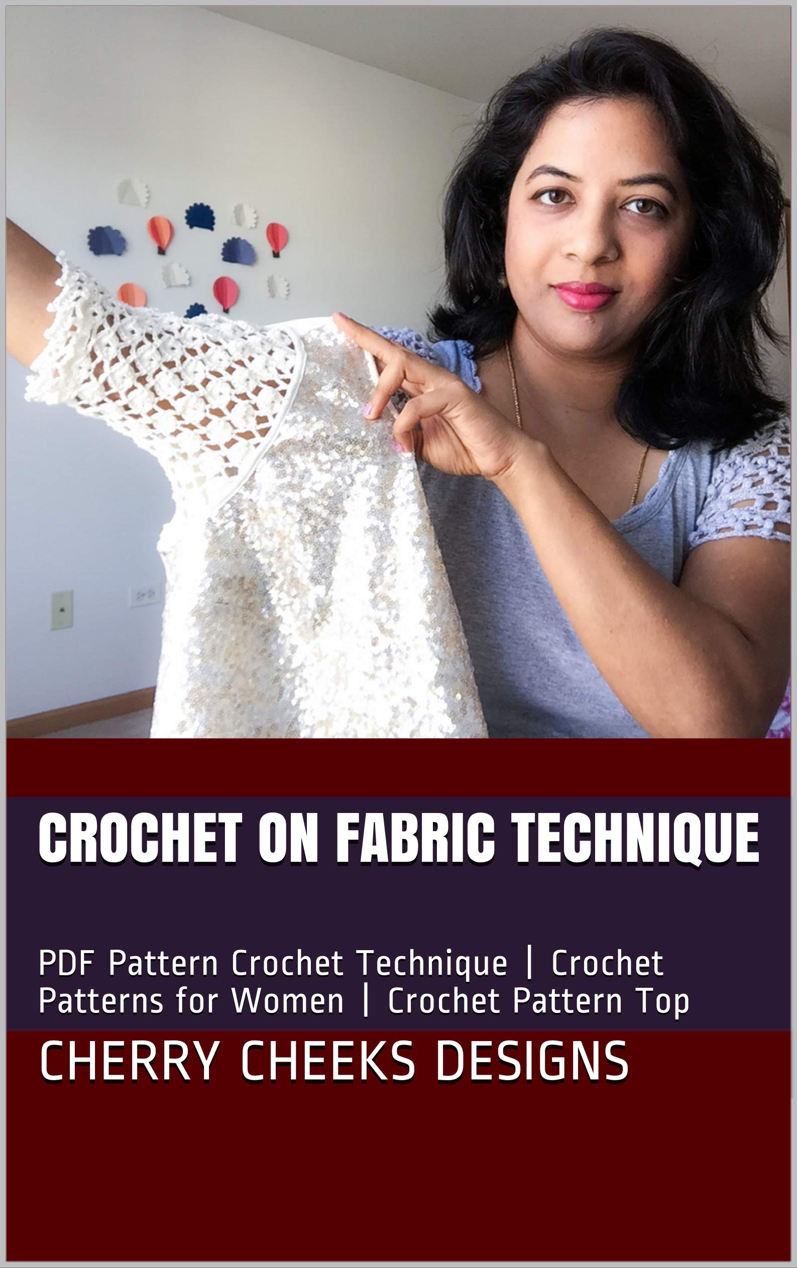 Summer Crochet on Fabric Technique: PDF Pattern Crochet Technique ...