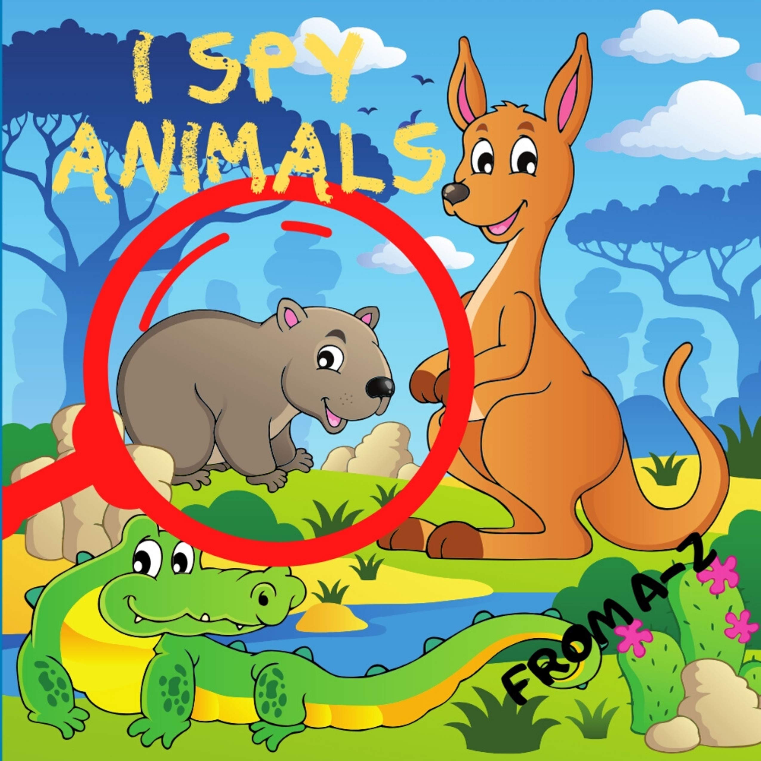 I spy animals from A-Z: A Fun Guessing Game for 2-5 Year Olds by ...