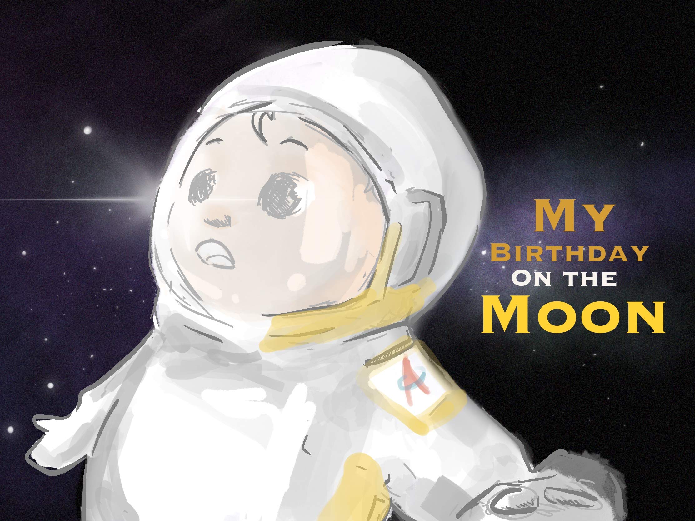 My Birthday on the Moon!: Boy Version, children's story for boys ...