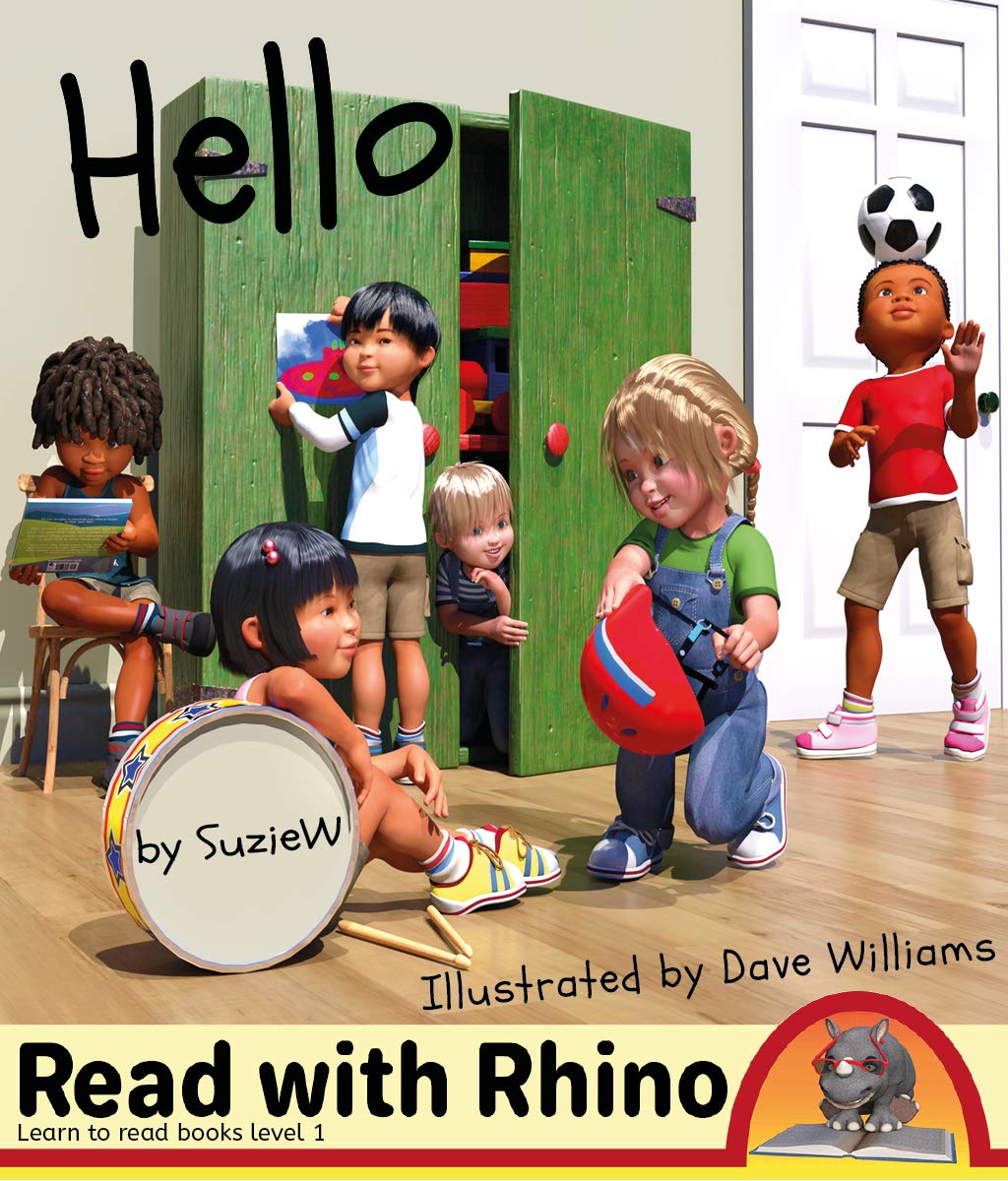 Hello: Read with Rhino learn to read books Level 1 by Suzie W | Goodreads