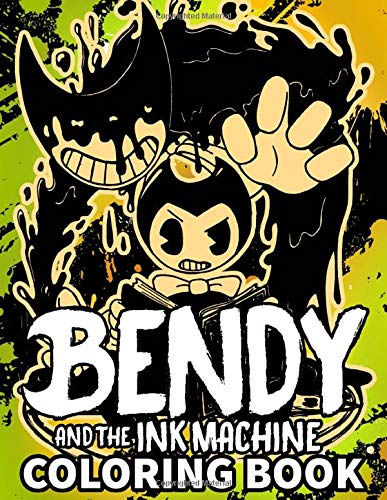 Bendy And The Ink Machine Coloring Book: Jumbo Coloring Books For Kids ...