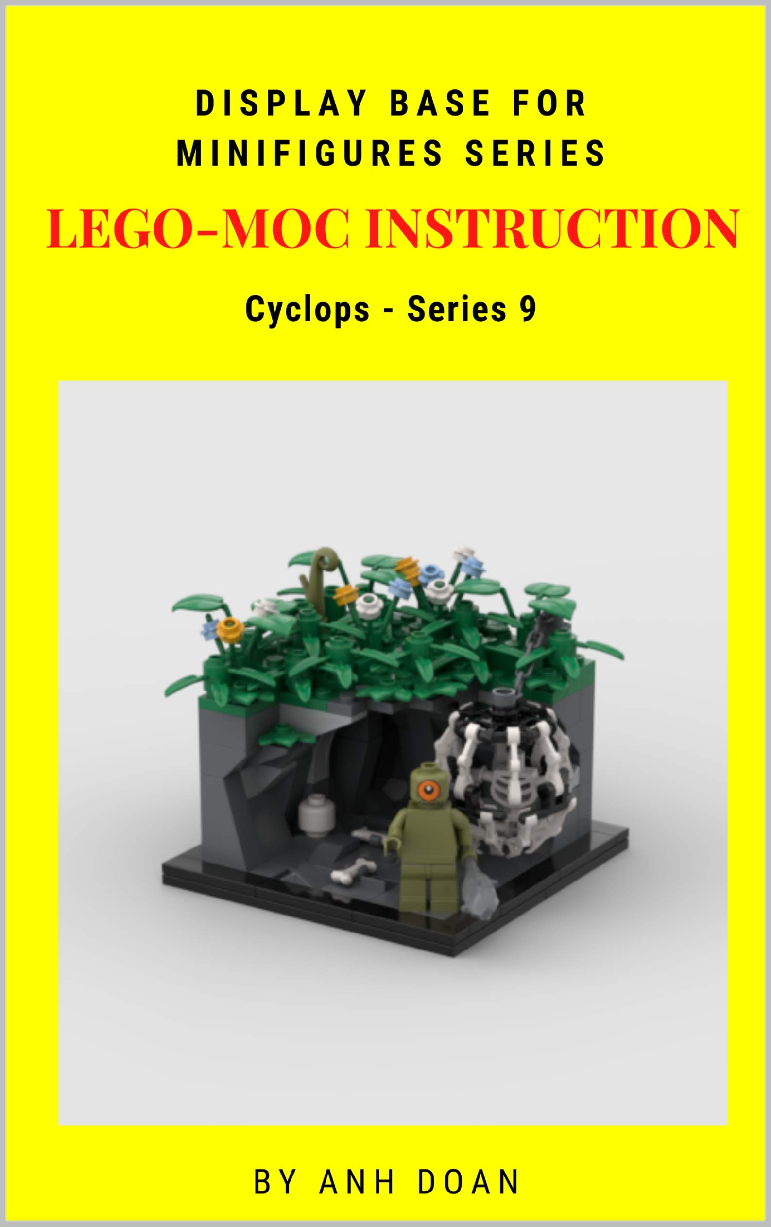 LEGO-MOC INSTRUCTION:: DISPLAY BASE FOR MINIFIGURES SERIES: CYCLOPS ...