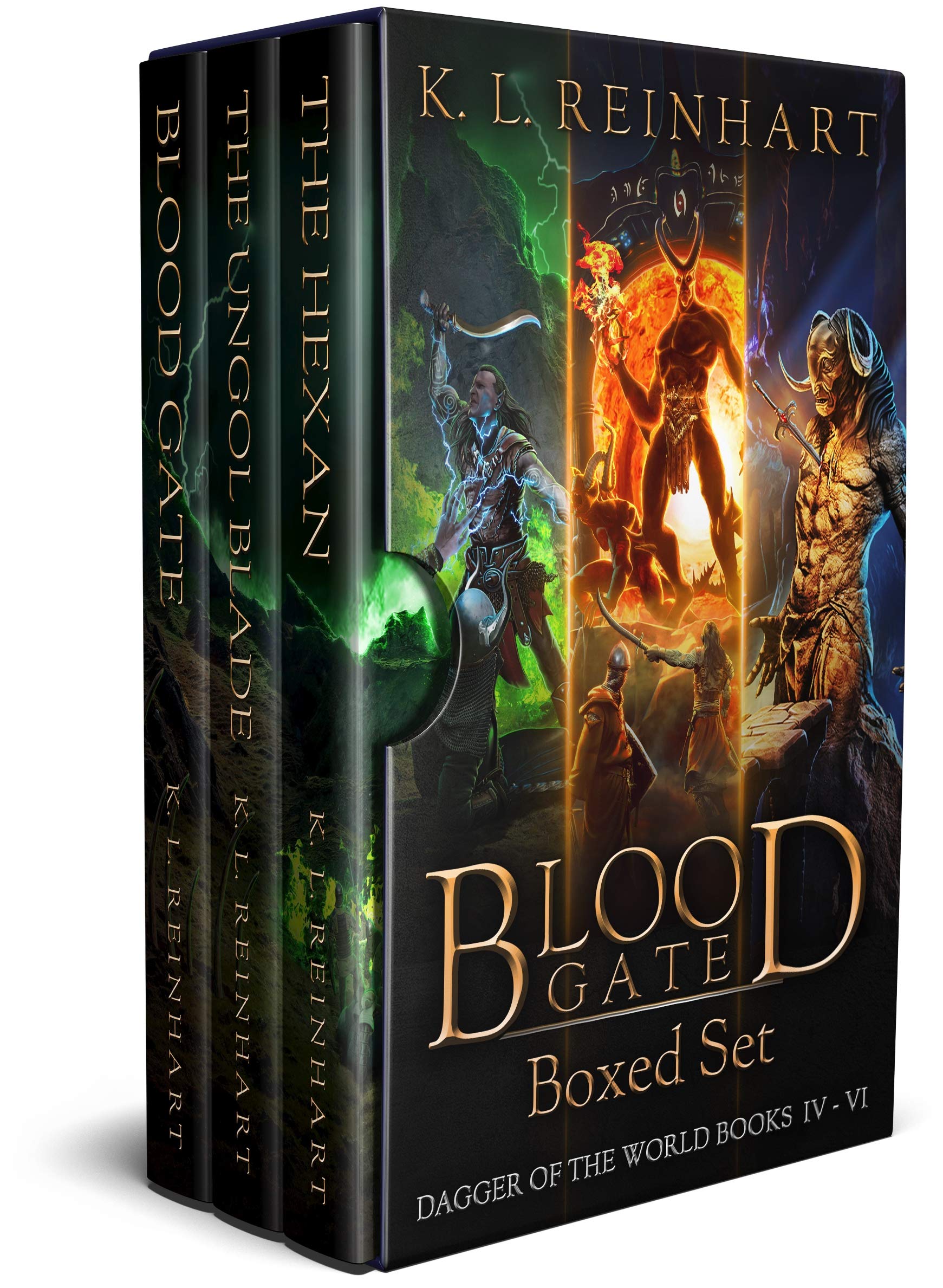 Blood Gate Boxed Set: Dagger of the World Books 4 - 6 by K.L. Reinhart ...