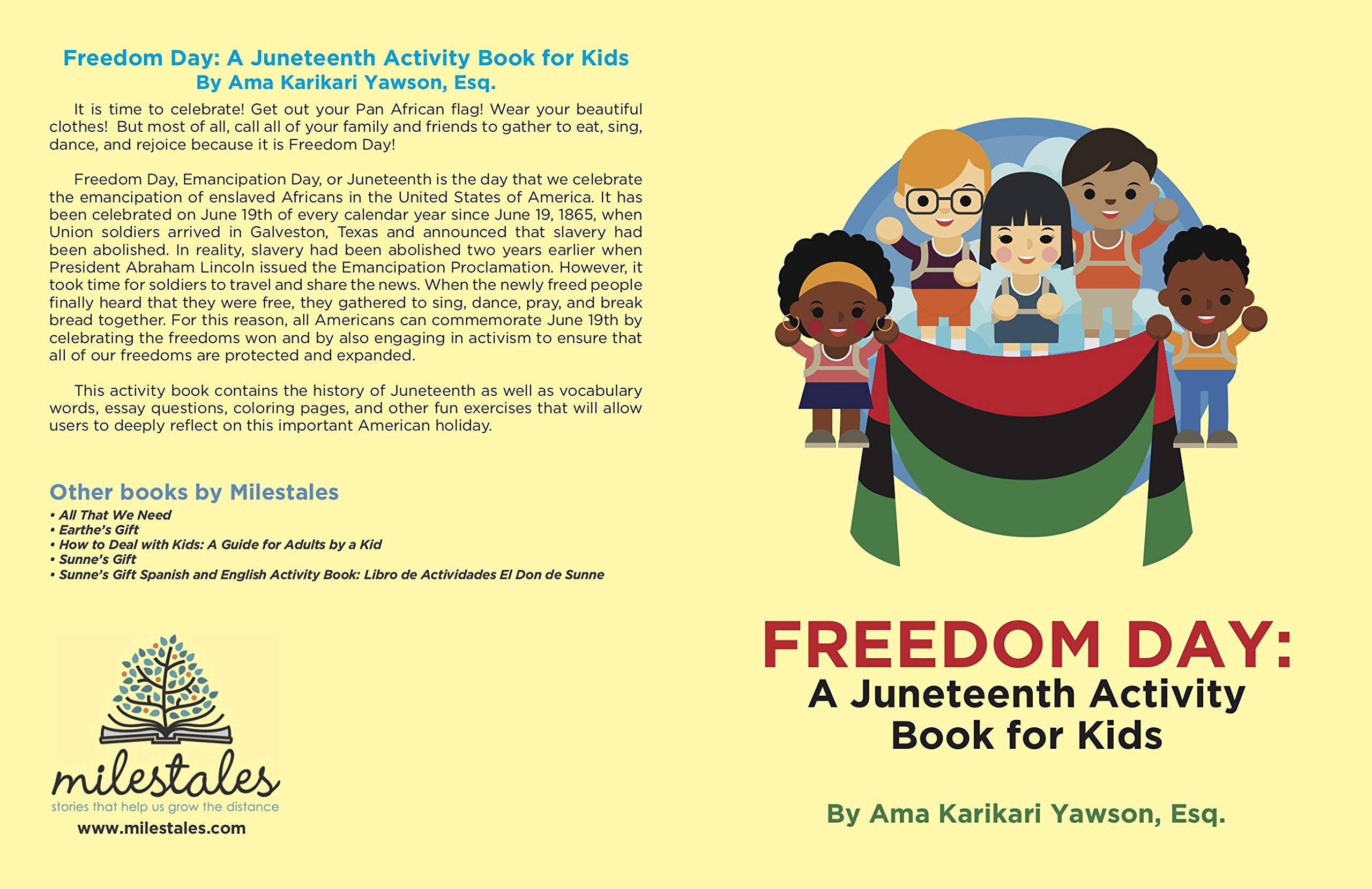 Freedom Day: A Juneteenth Activity Book for Kids by Ama Yawson | Goodreads