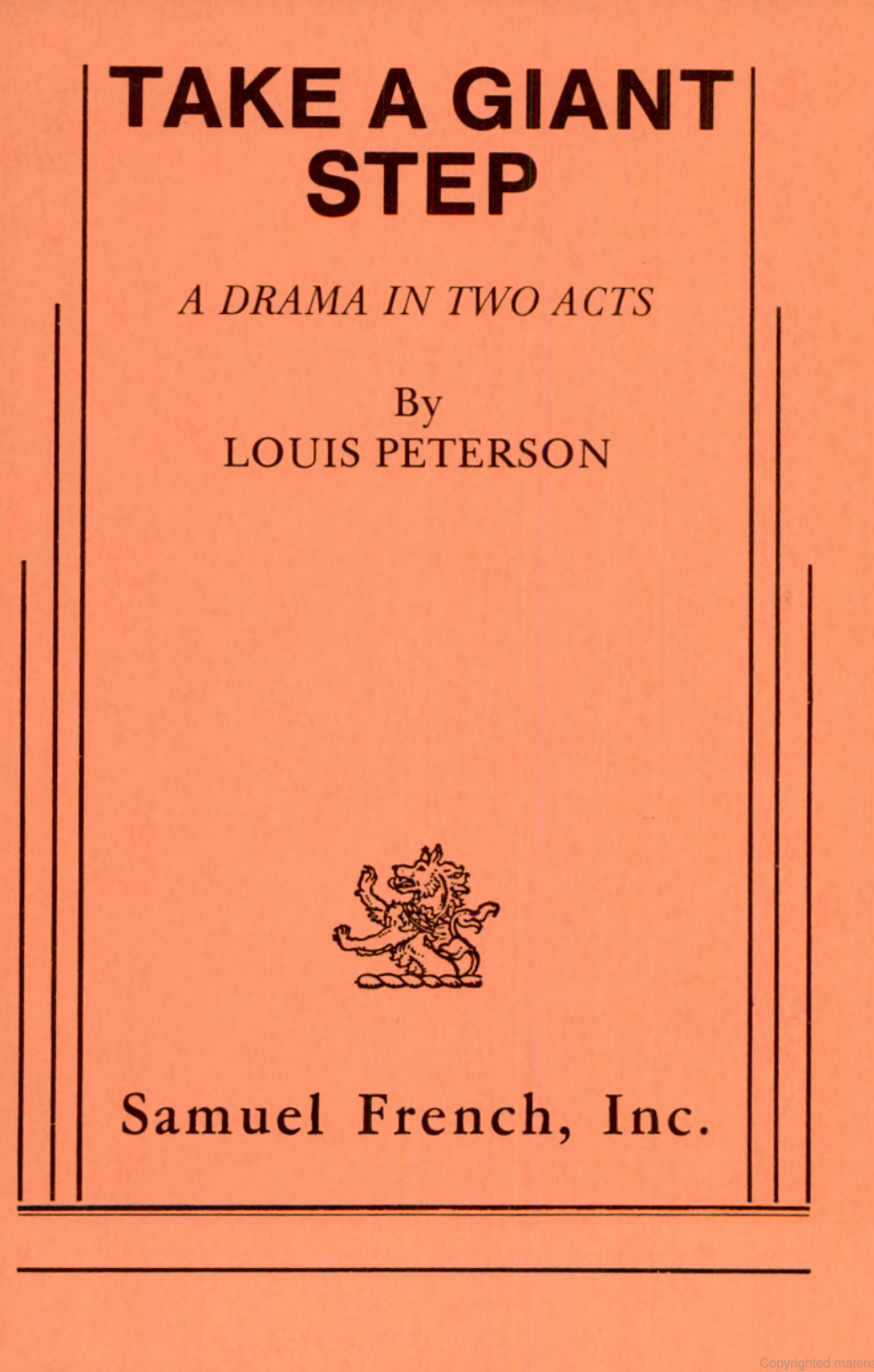 Take a Giant Step by Louis Peterson | Goodreads