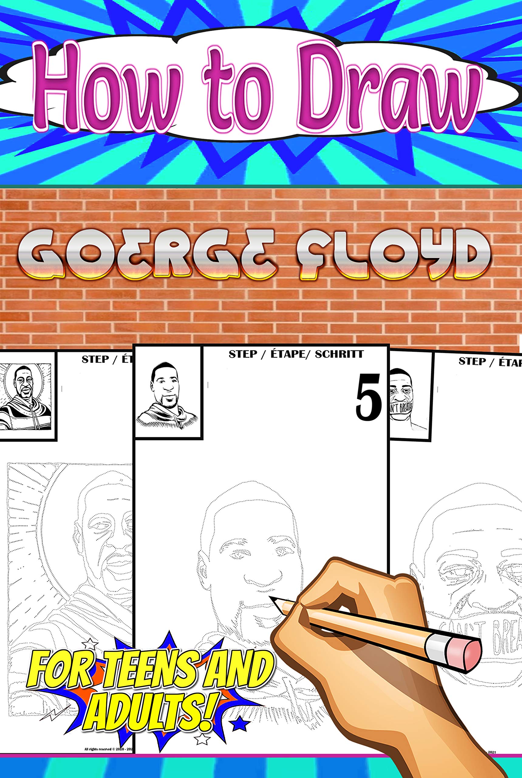 How to Draw George Floyd: For Teens and Adults, Rest In Power, Powerful ...