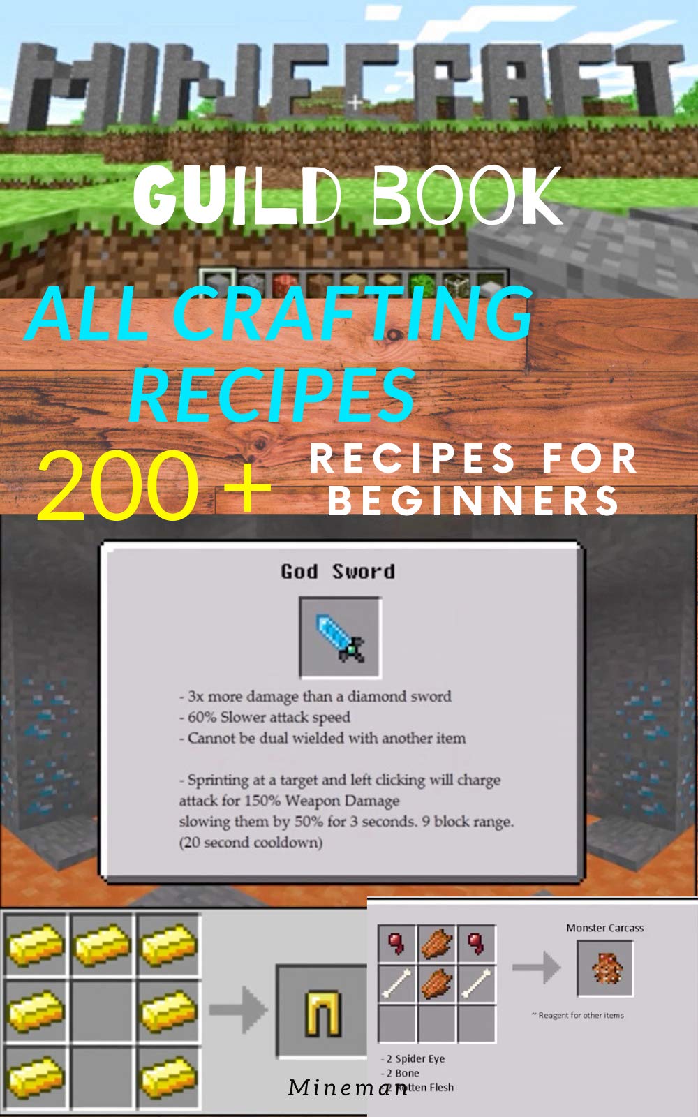 Minecraft Guild Books : All Crafting Recipes ( Craft for kids ): 200 ...