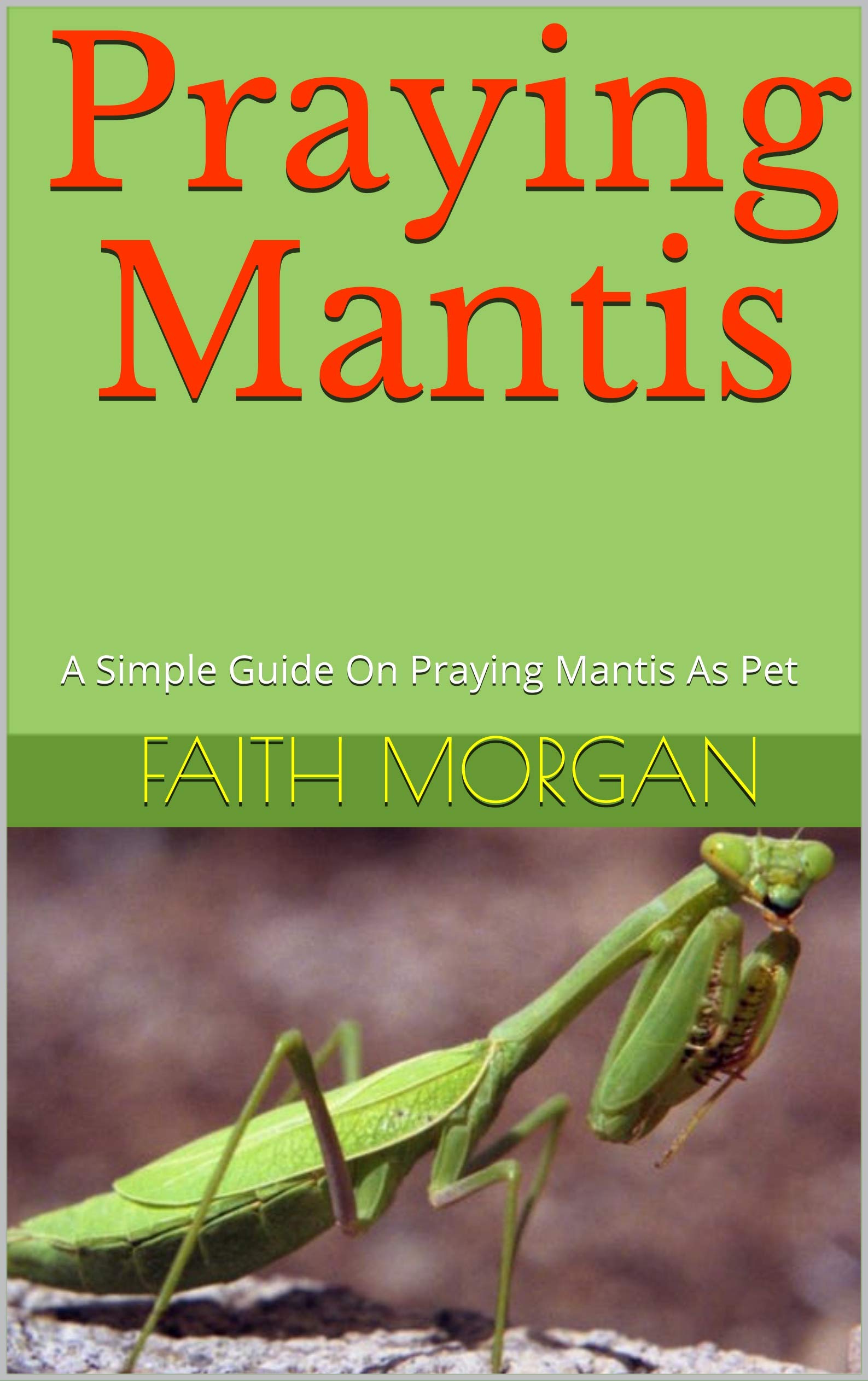 Praying Mantis: A Simple Guide On Praying Mantis As Pet by Faith Morgan ...