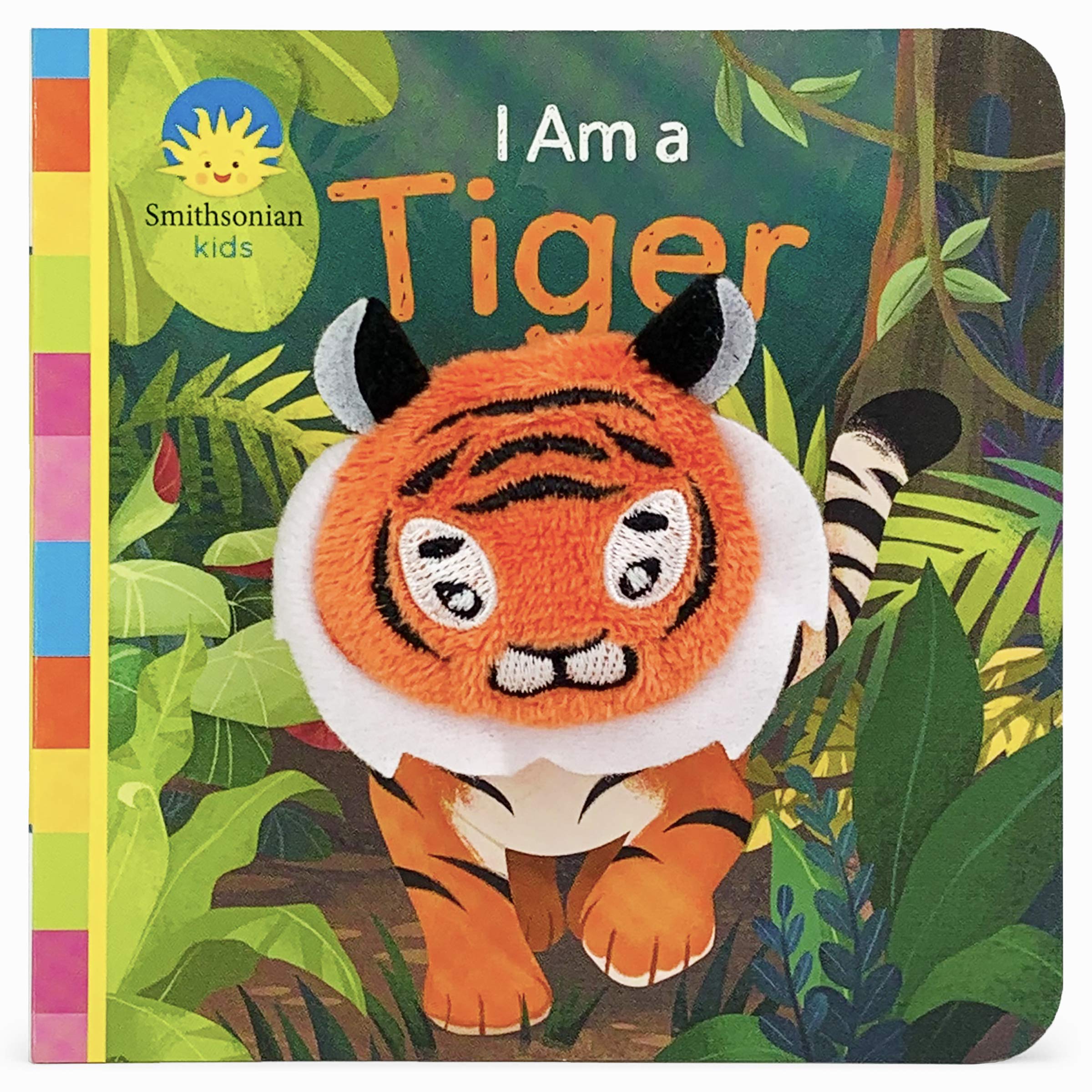 I Am a Tiger Finger Puppet Book (Smithsonian Kids) by Jaye Garnett ...