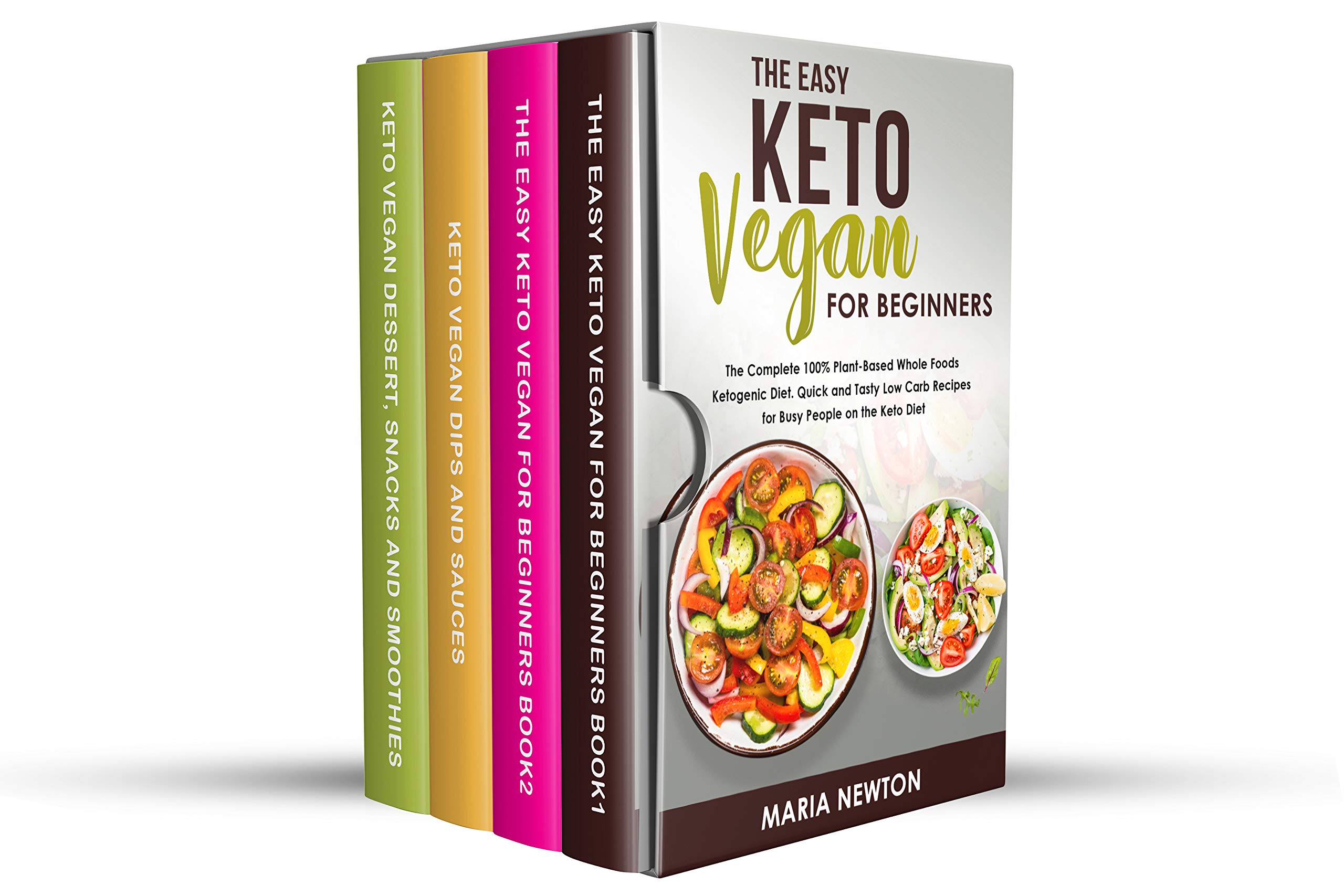 Ketogenic Vegan for beginners: 4 Books in 1 Bundle : The Complete 100% ...