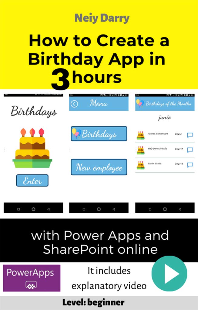 How to create a Birthday app in 3 hours with Power Apps and SharePoint ...