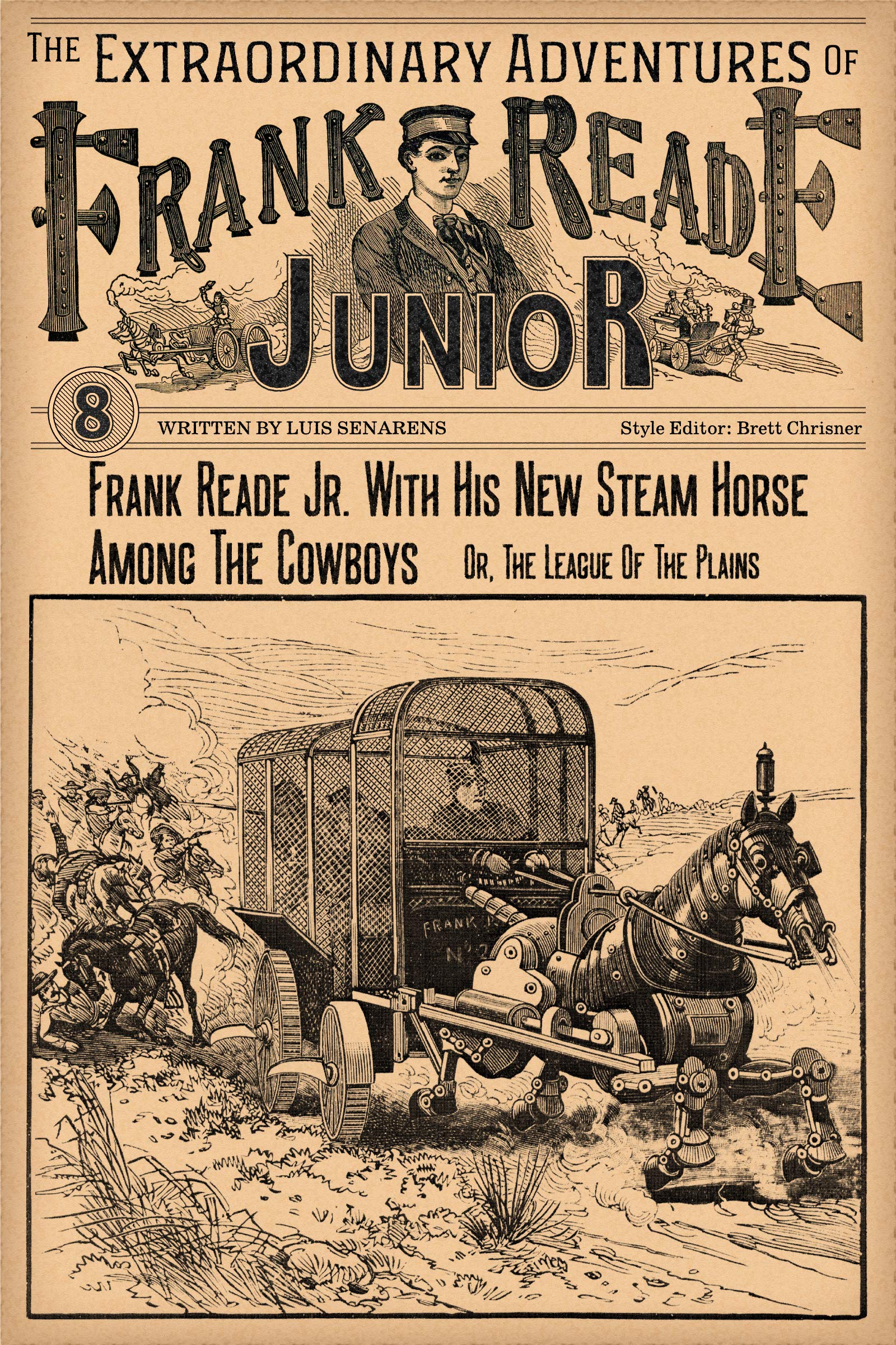 Frank Reade Junior With His New Steam Horse Among The Cowboys: Or, The ...