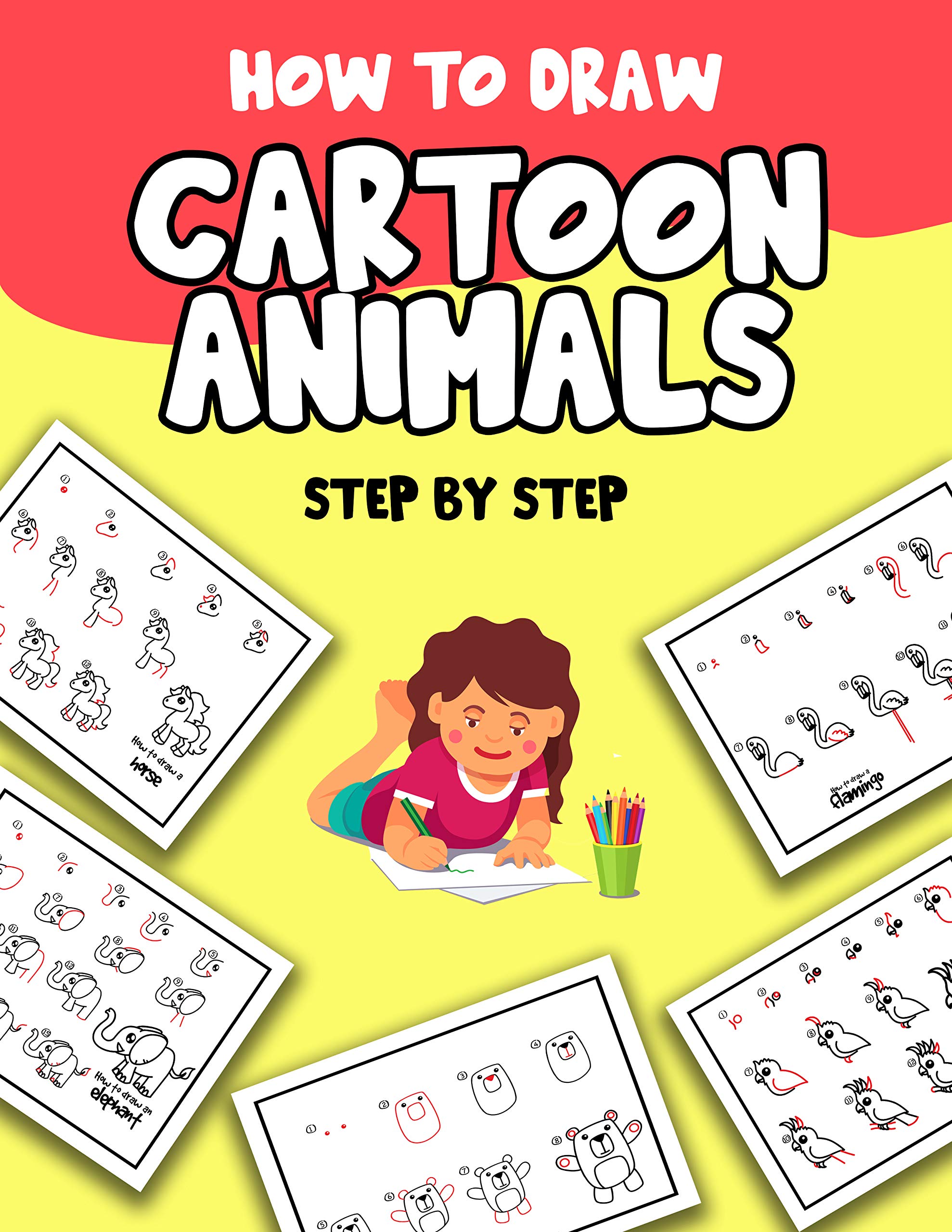 How To Draw Cartoon Animals Step By Step Guide Drawing Cartoon