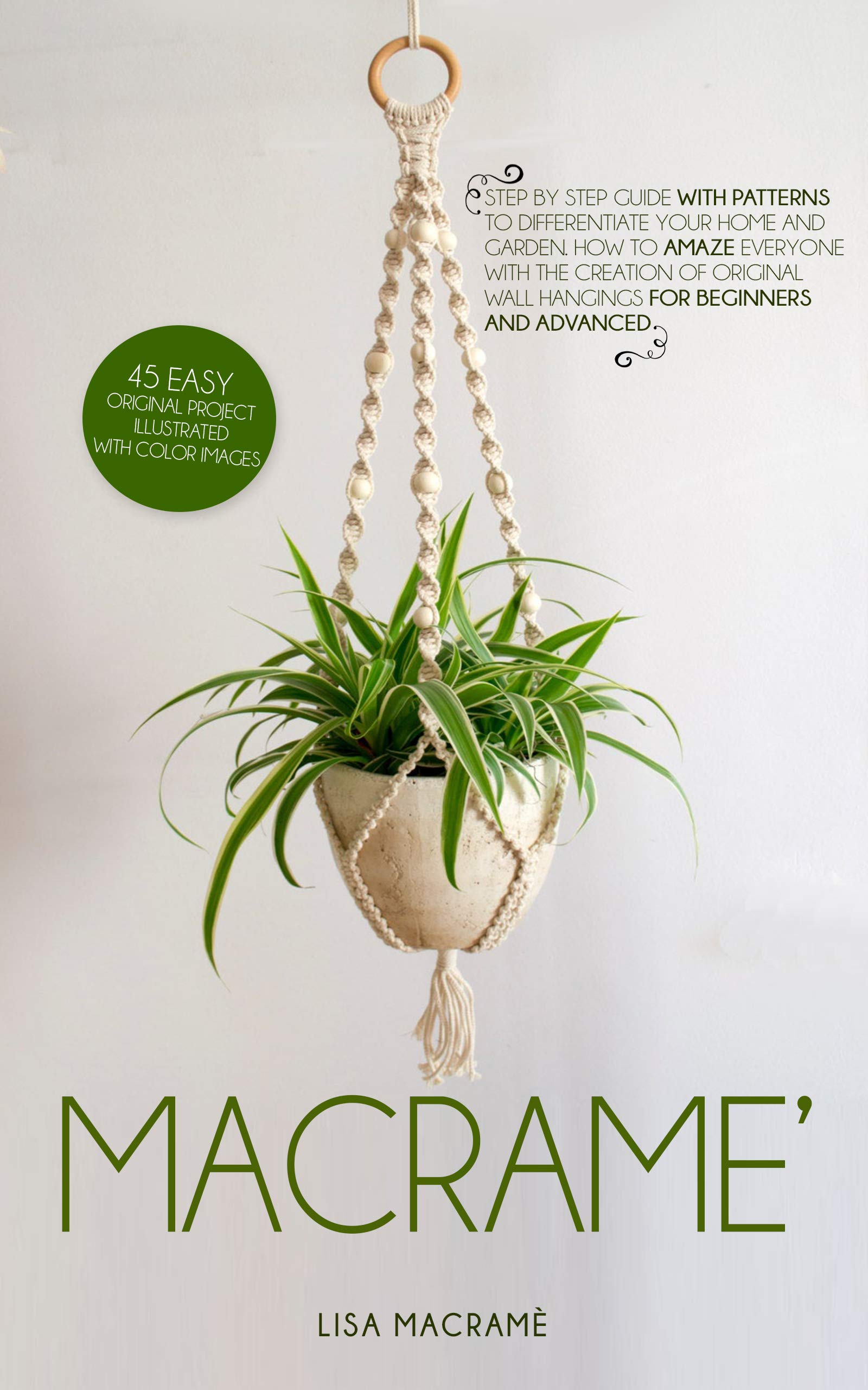 Macramè: Step by step guide with patterns to differentiate your home ...