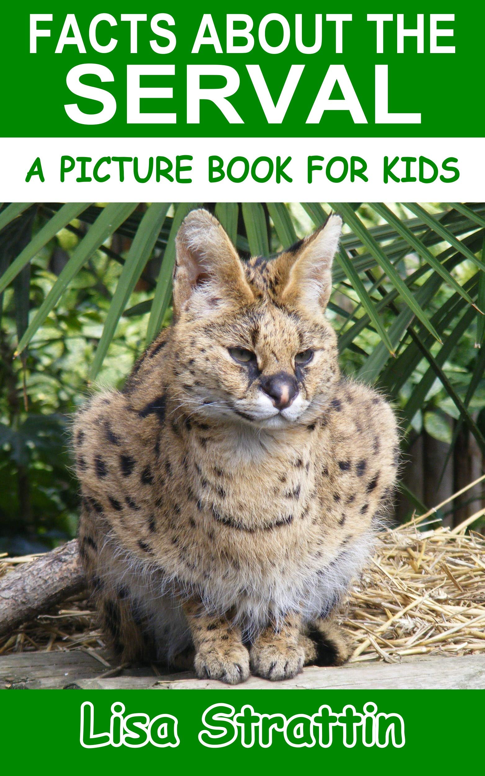 Facts About the Serval (A Picture Book For Kids 327) by Lisa Strattin ...