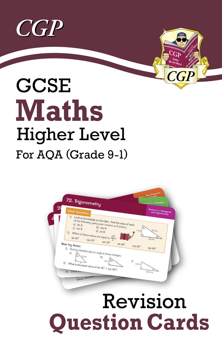 New GCSE Maths AQA Revision Question Cards - Higher by CGP Books ...