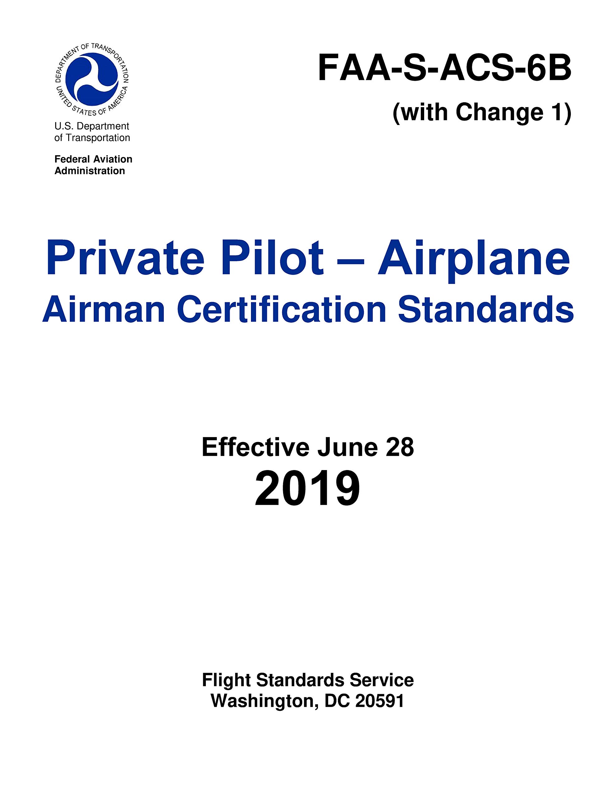 Private Pilot Airplane Airman Certification Standards By Federal Private Pilot Airplane Airman Certification Standards By Federal