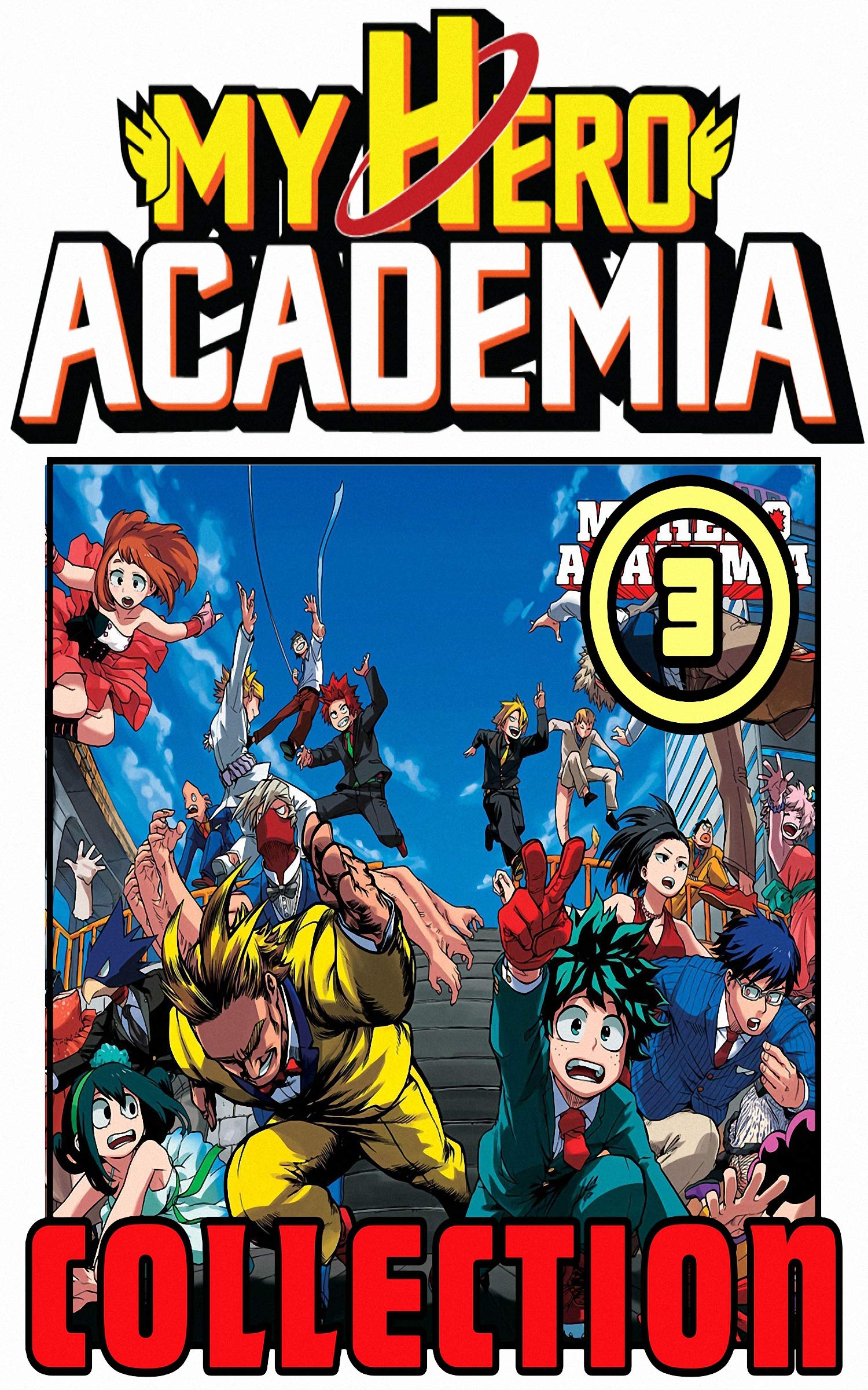 Academia: Book 3 - Includes Vol 7 - 8 - 9- Great My Hero Academia ...