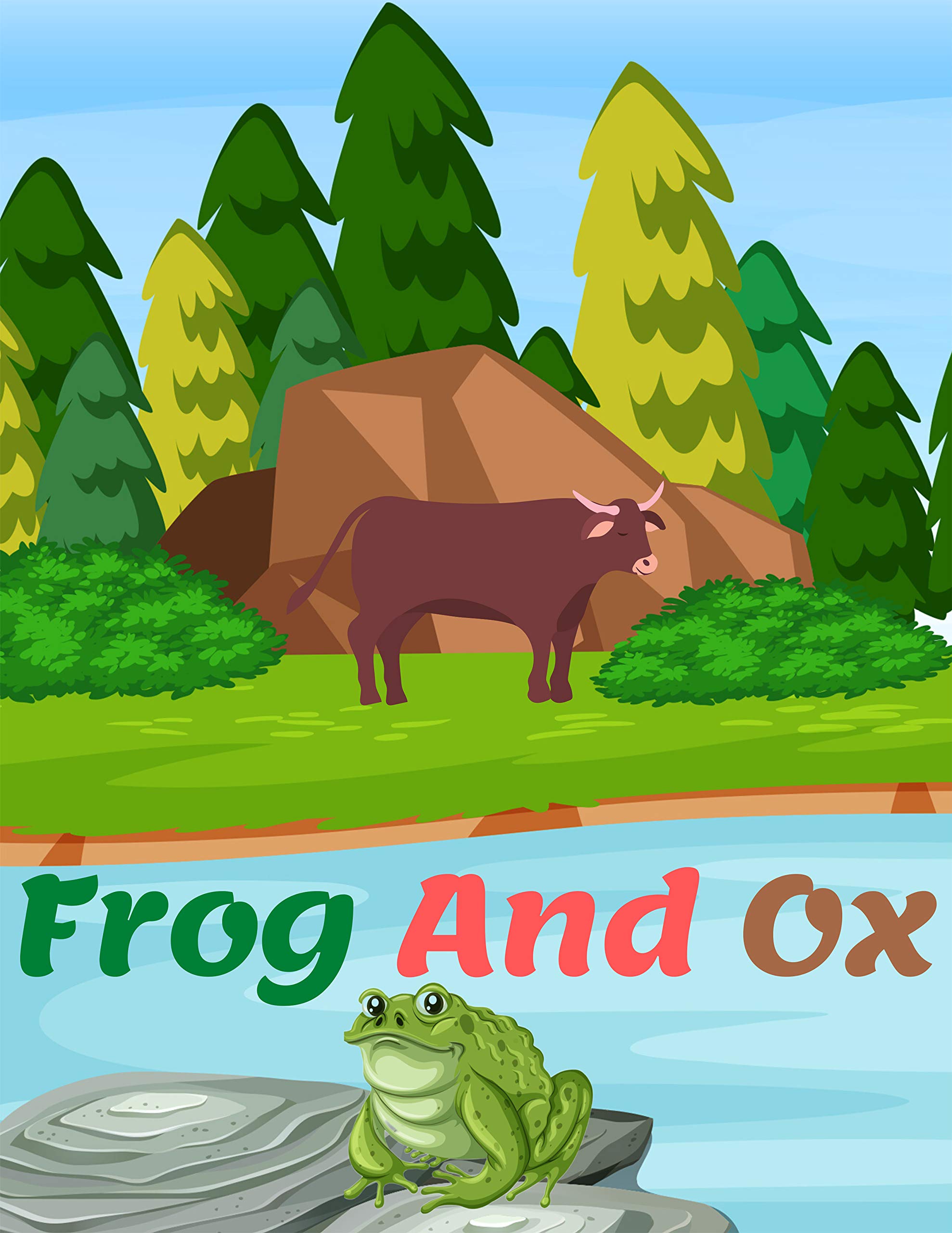 Frog And OX: Book for kids, Fable Of Frog And OX, tales to help ...