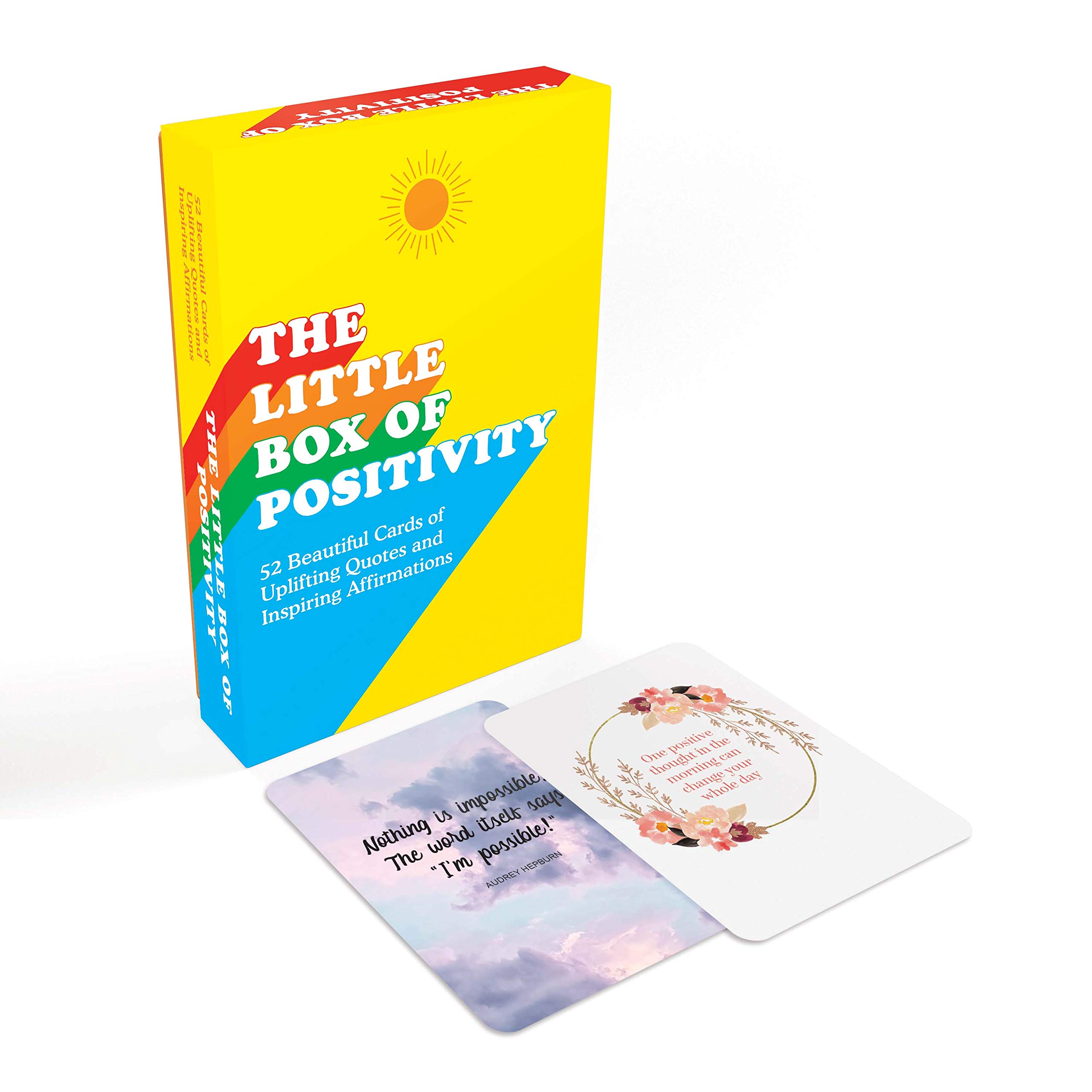 The Little Box of Positivity: 52 beautiful cards of uplifting quotes ...