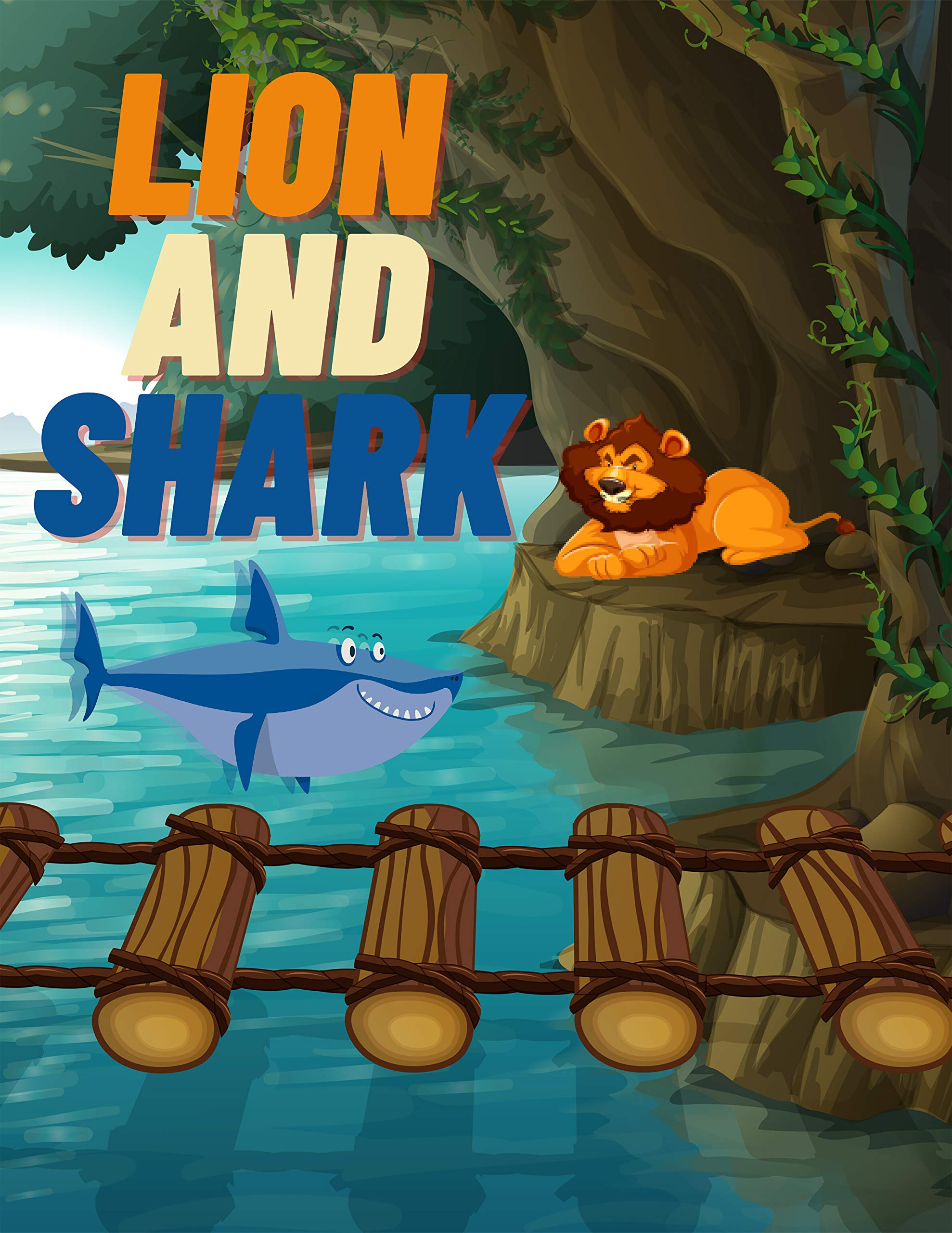 Lion And Shark: Books for kids, Bedtime story, Fable Of Lion And Shark ...
