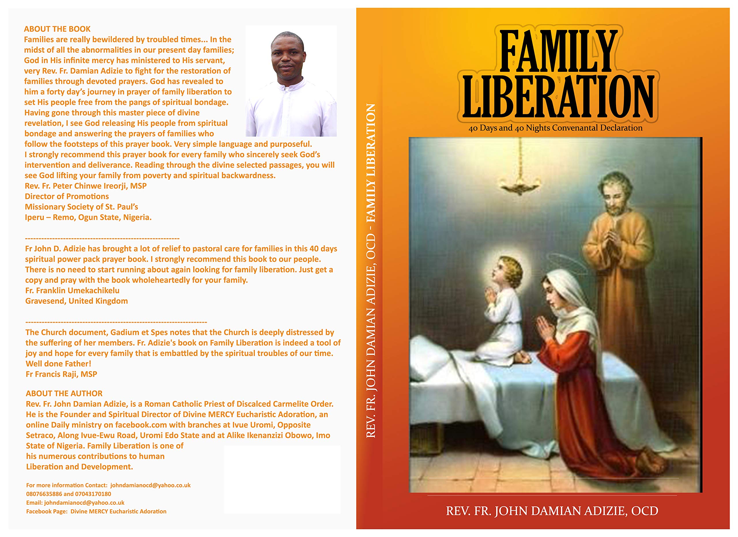 FAMILY LIBERATION: 40 Days and 40 Nights Covenantal Declaration by Fr ...