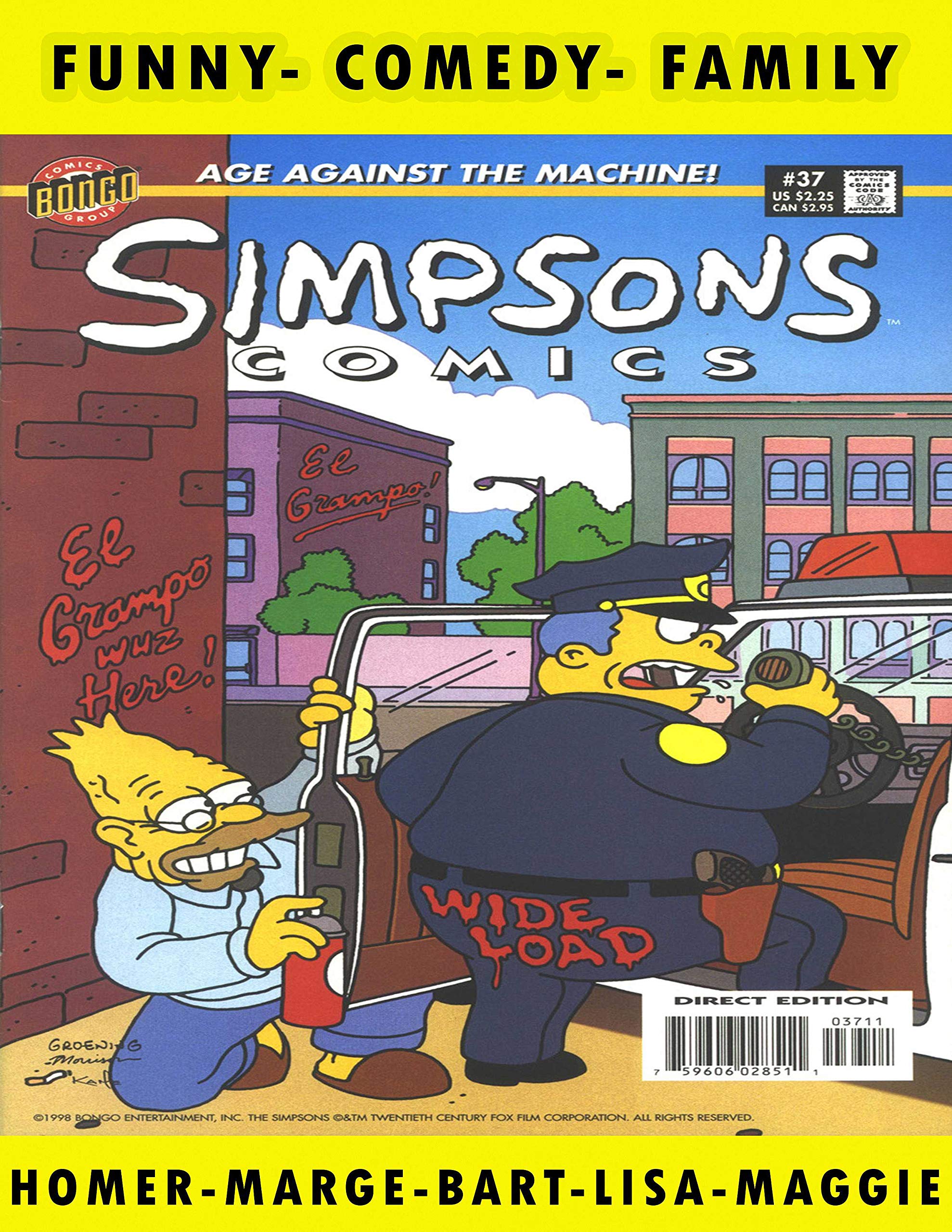 Homer Family: Vol 4 - Funny Simpsons Cartoon Family Comics Books by ...