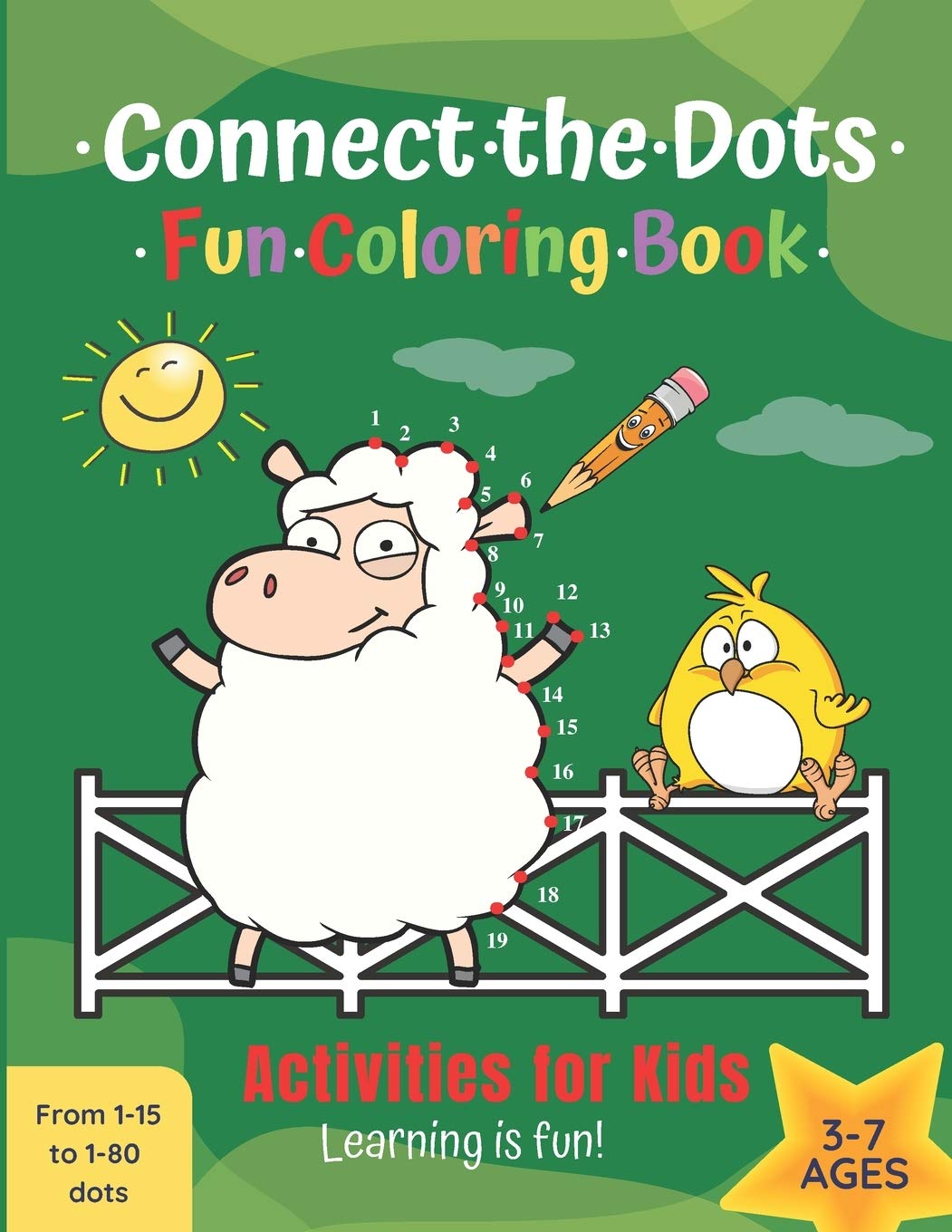 Connect the Dots Fun Coloring Book: Activities for Kids by Olivia Mills ...