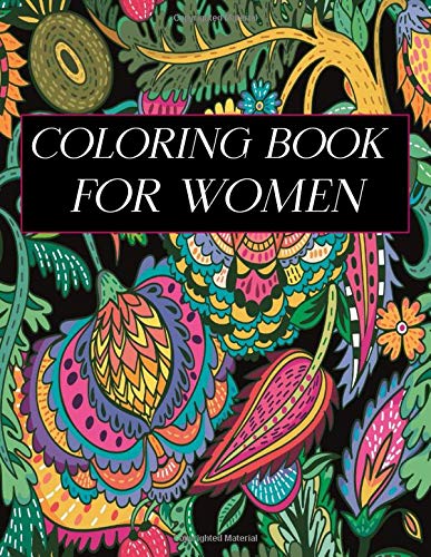 Coloring book for women: coloring book for adults with Fun, Easy, and ...