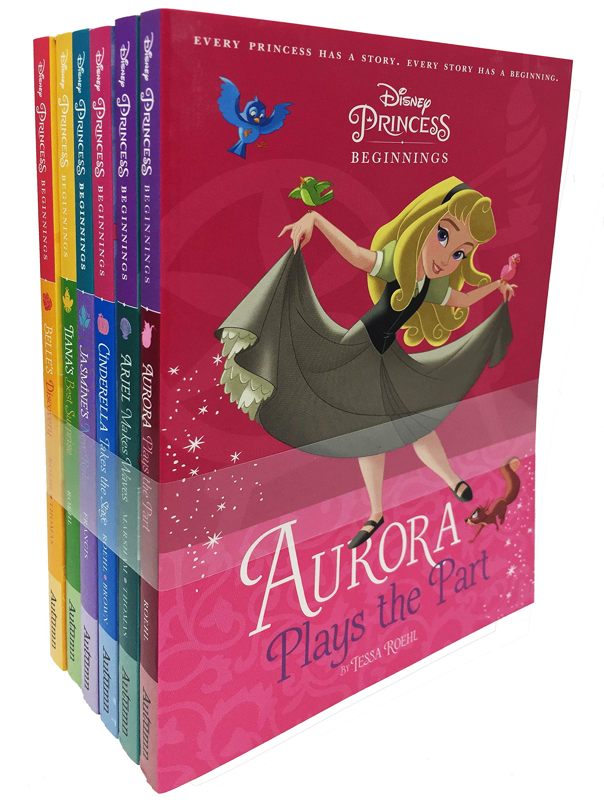 Disney Princess Beginnings 6 Books Collection Set Pack by Various ...
