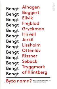 Byta namn? by Bengt af Klintberg | Goodreads