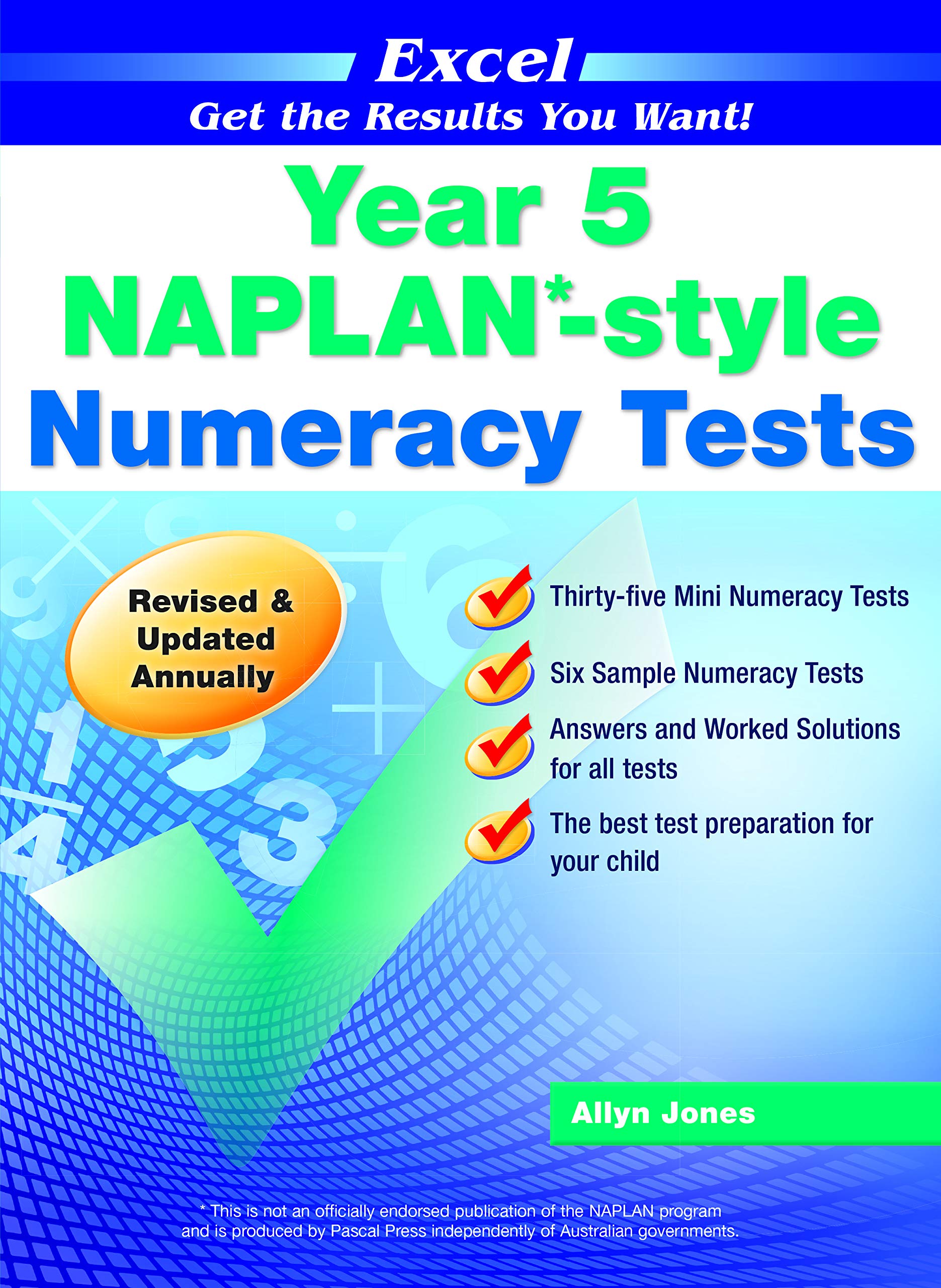 Excel - Year 5 Naplan*-style Numeracy Tests (Naplan Tests Are Sat By ...