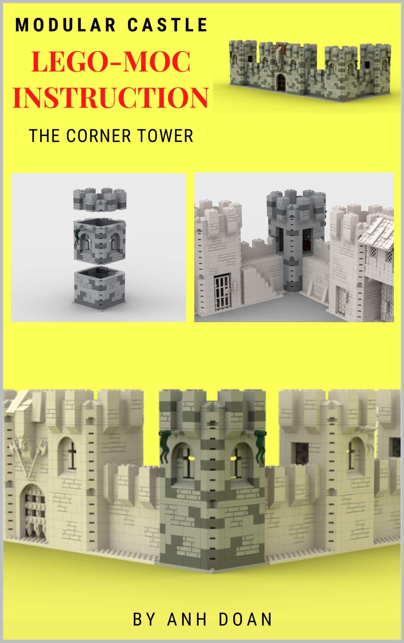 LEGO-MOC INSTRUCTION: Modular Castle - The Corner Tower by Anh Doan ...